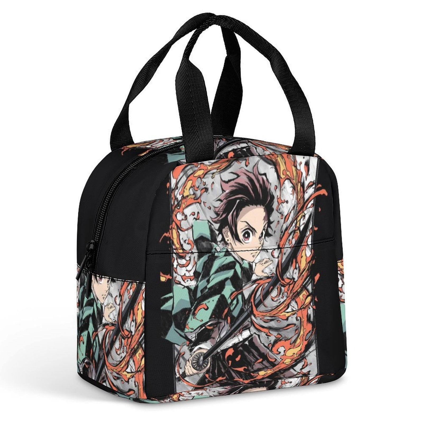 Demon-Slayer-Kimetsu-No-Yaiba Lunch Bag for Picnic & Daily Use, Large ...