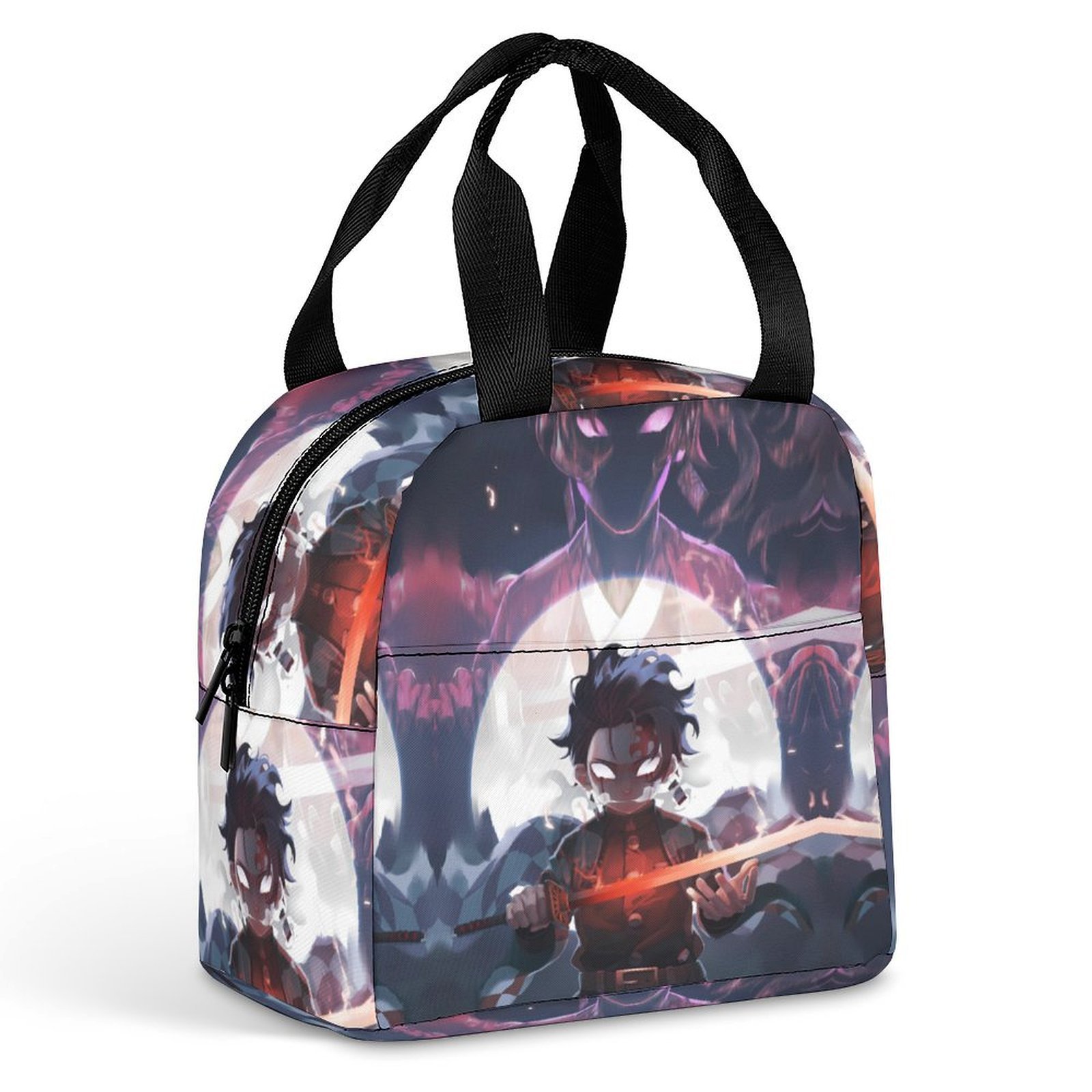 Demon-Slayer-Kimetsu-No-Yaiba Lunch Bag for Picnic & Daily Use, Large ...