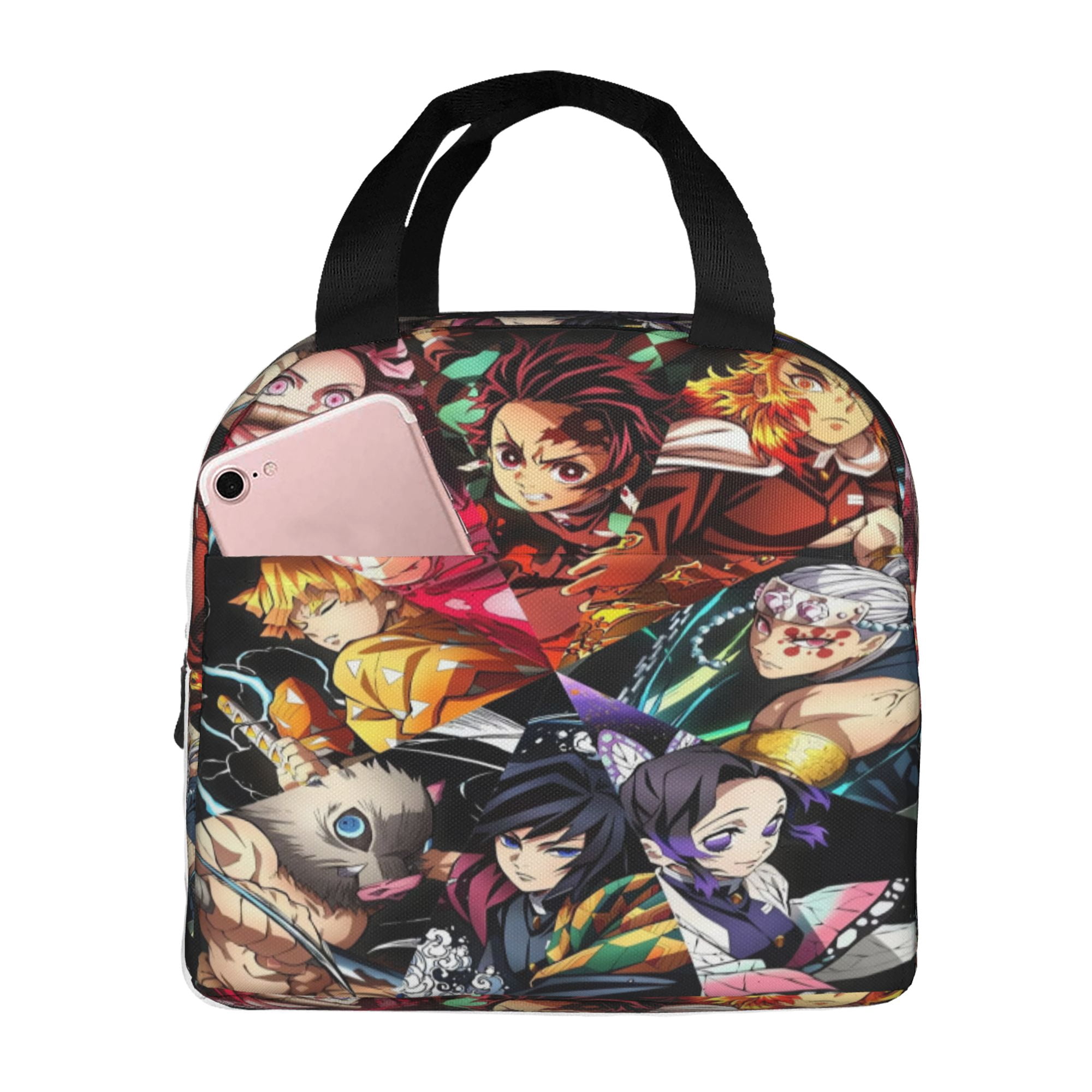 Demon Slayer: Kimetsu No Yaiba Lunch Bag Tote Bag Insulated Lunch Box ...