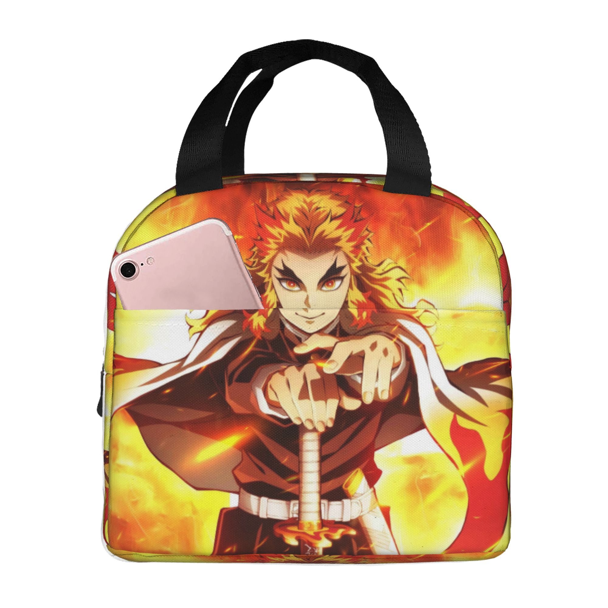 Demon Slayer: Kimetsu No Yaiba Lunch Bag Tote Bag Insulated Lunch Box ...
