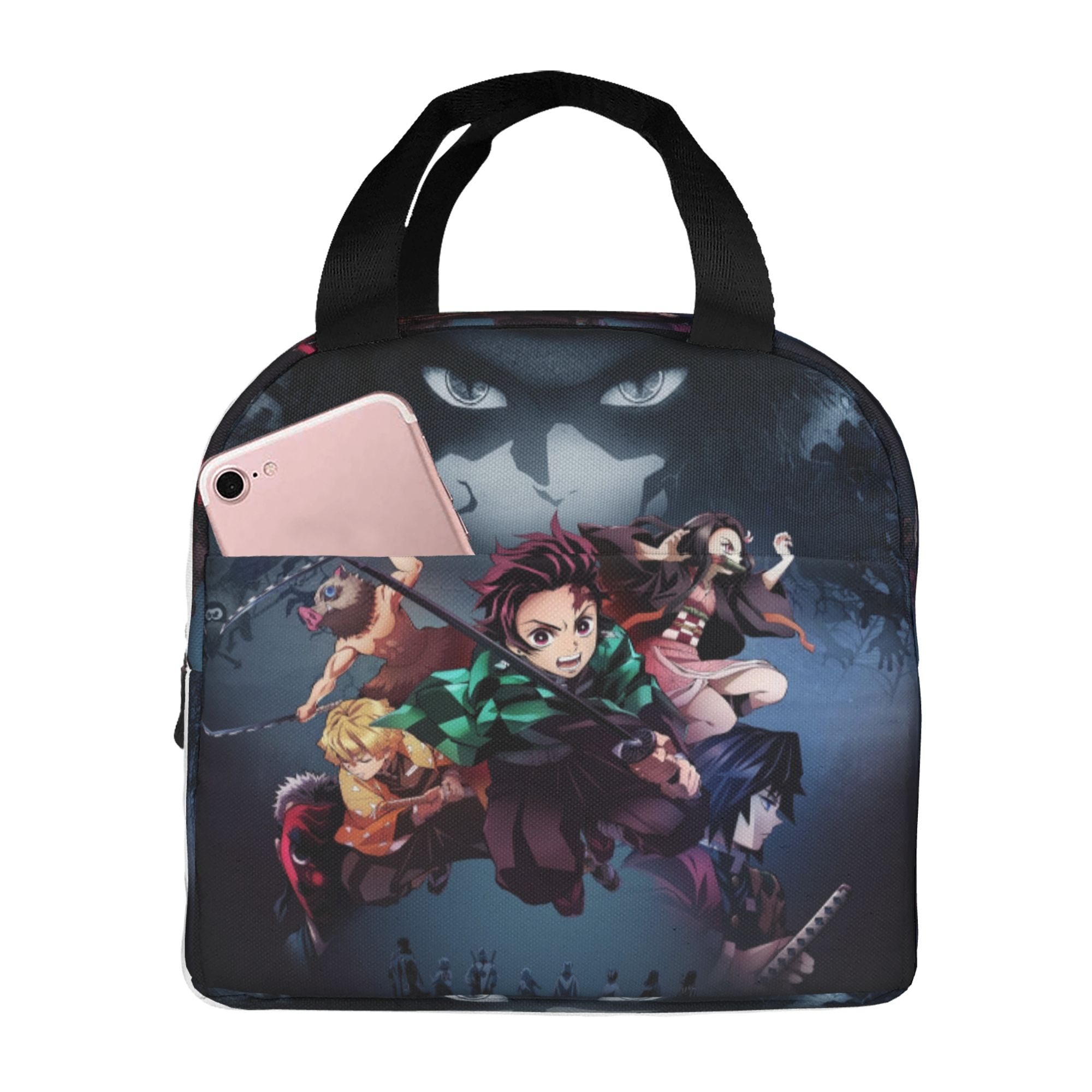 Demon Slayer: Kimetsu No Yaiba Lunch Bag Tote Bag Insulated Lunch Box ...