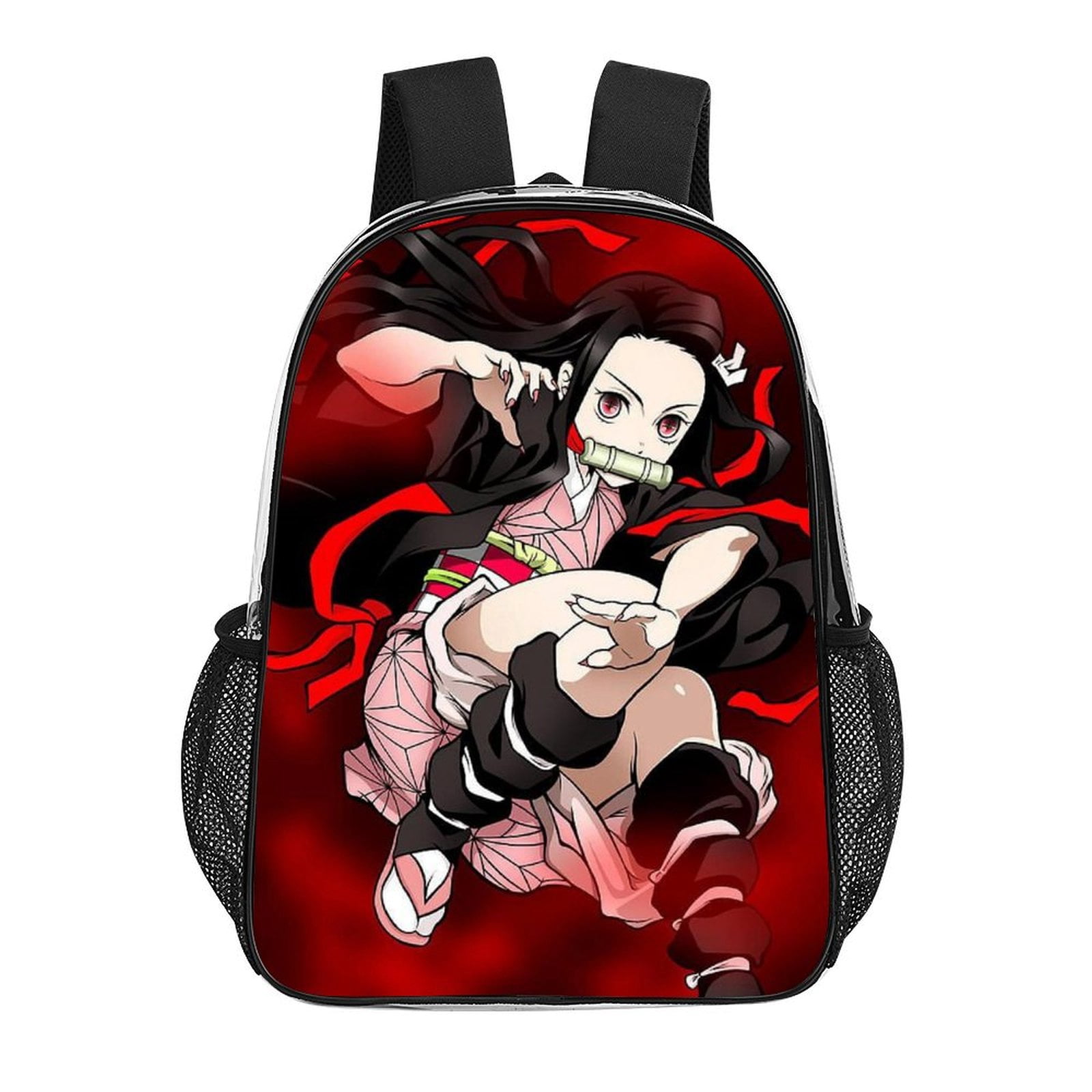 Demon Slayer Kimetsu No Yaiba Nezuko Blood Clear Backpack Large ...
