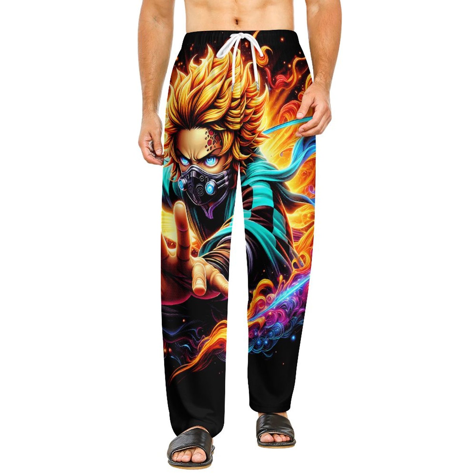 Demon Slayer: Kimetsu No Yaiba Pajama Pants for Men Women, Soft Pajama ...