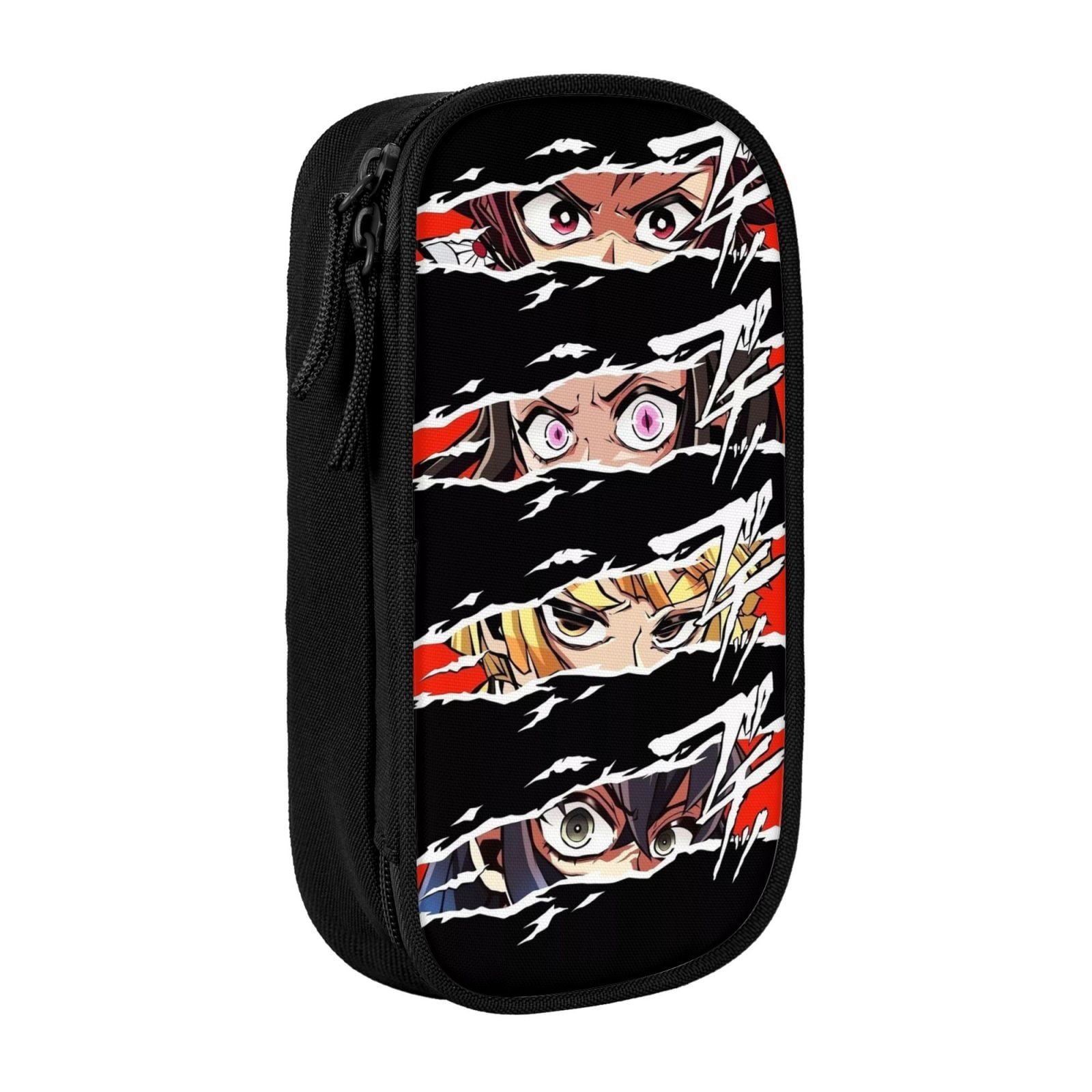Demon Slayer: Kimetsu No Yaiba Pencil Case, Multipurpose Pencase ,Large ...