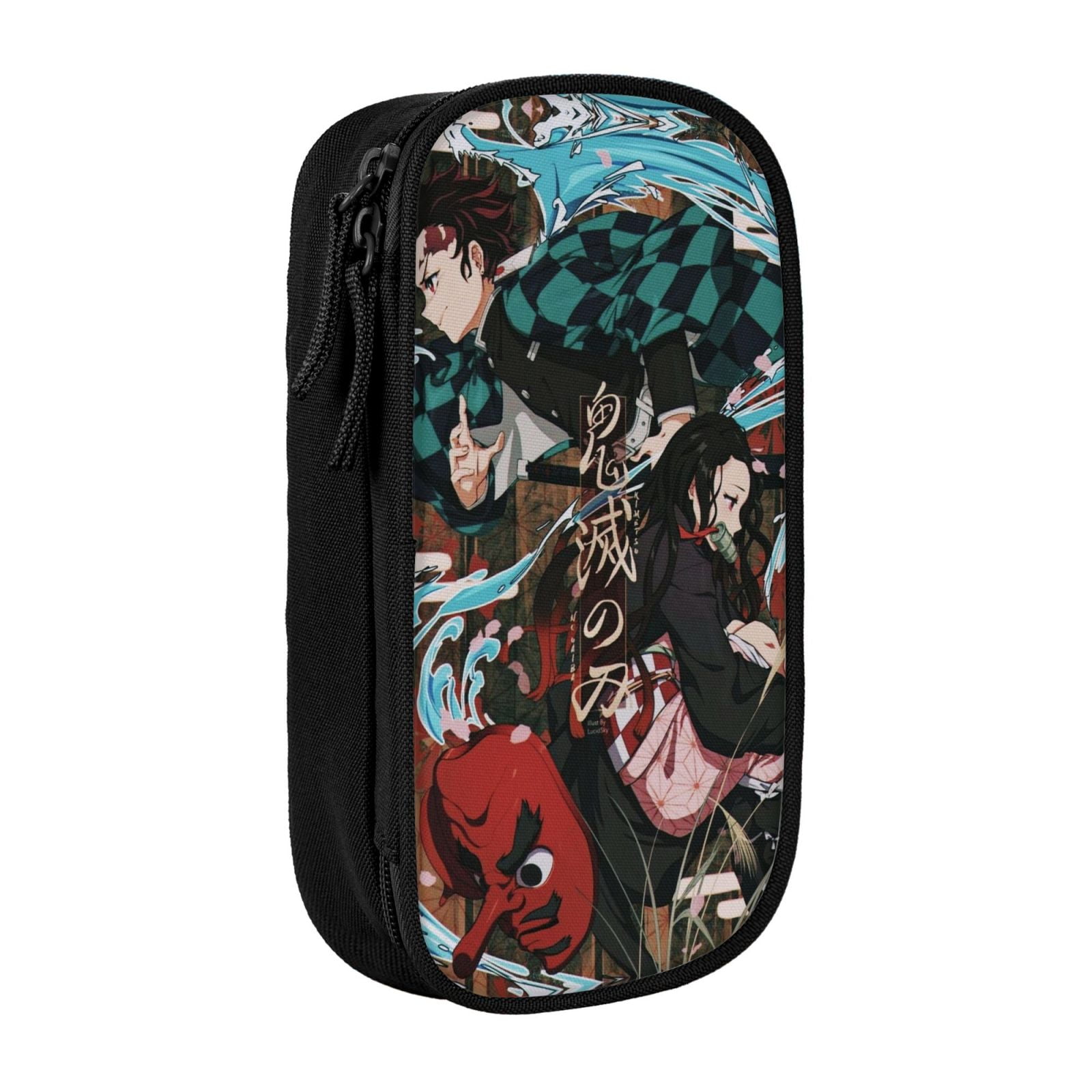 Demon Slayer: Kimetsu No Yaiba Pencil Case, Multipurpose Pencase ,Large ...