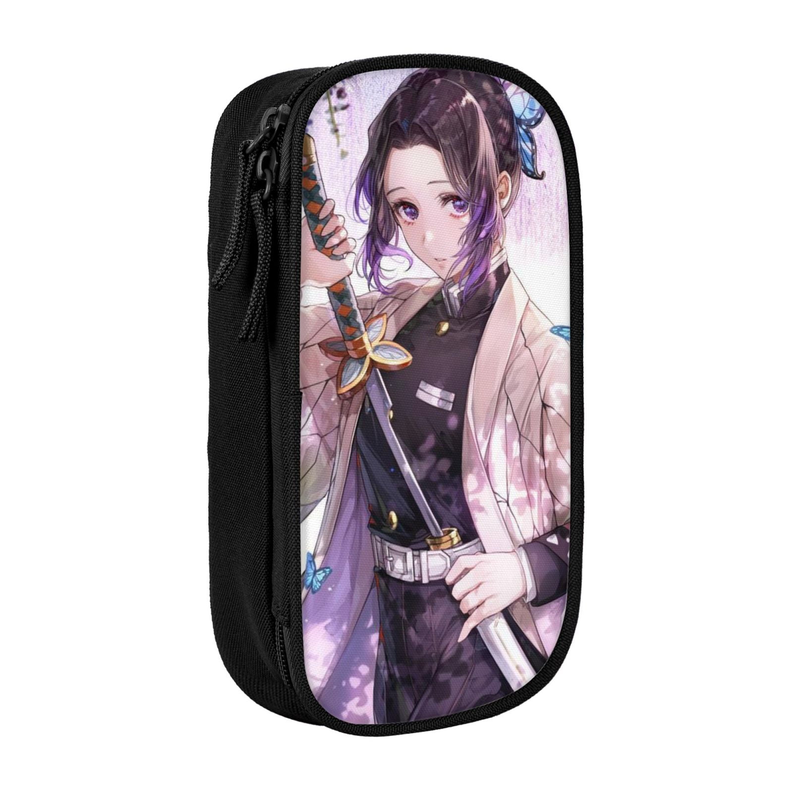 Demon Slayer: Kimetsu No Yaiba Pencil Case, Multipurpose Pencase ,Large ...