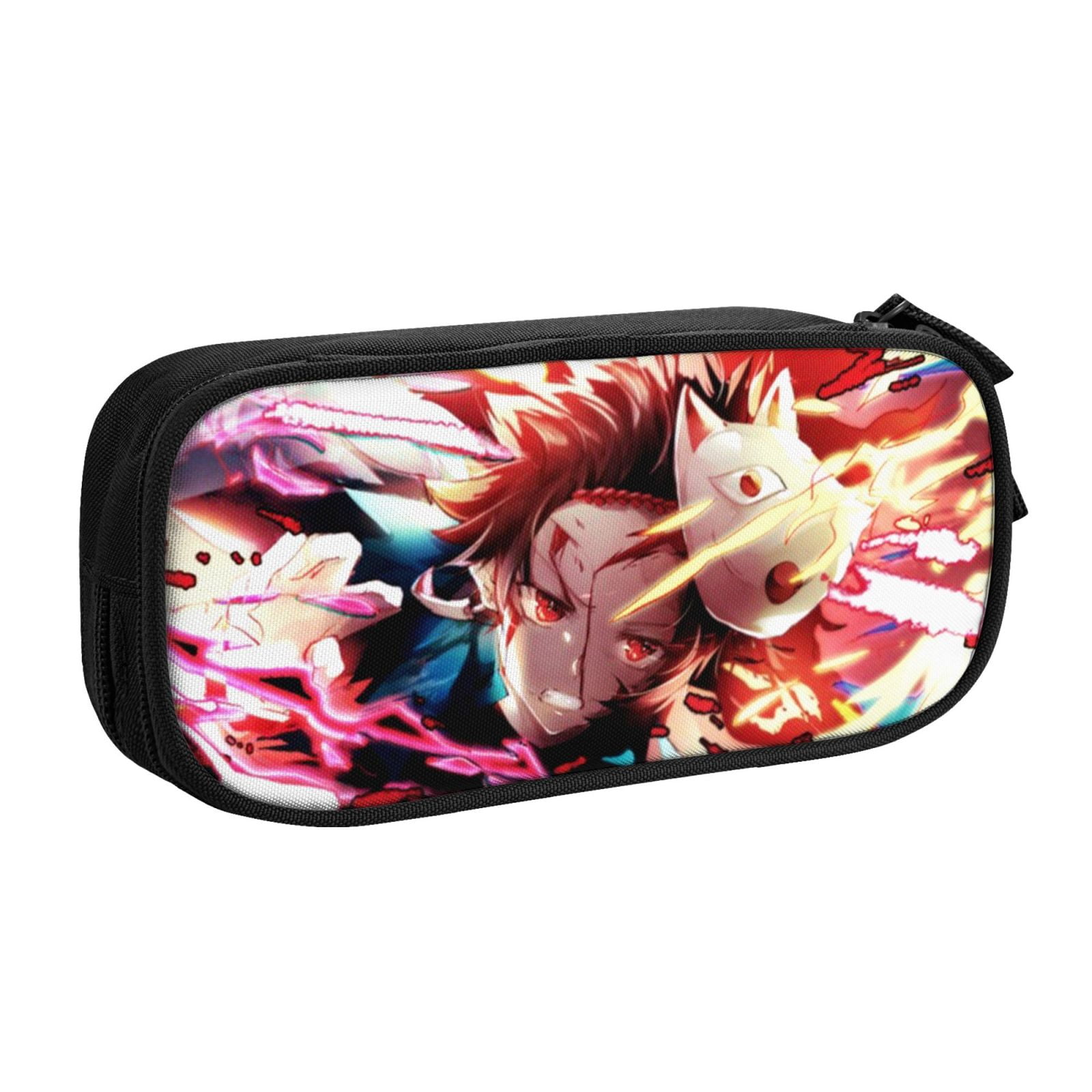 Demon Slayer Kimetsu No Yaiba Pencil Case, Multipurpose Pencase ,Large ...