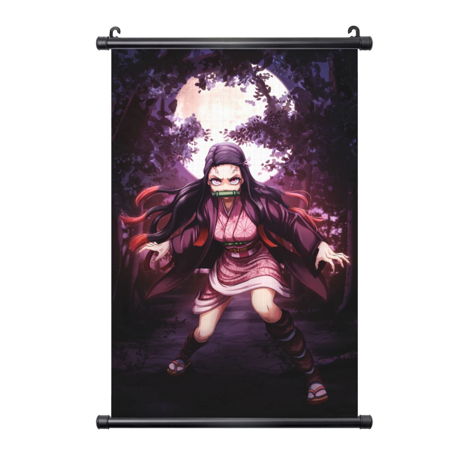 Demon Slayer Kimetsu No Yaiba Poster Hanger, Anime Artwork Painting ...