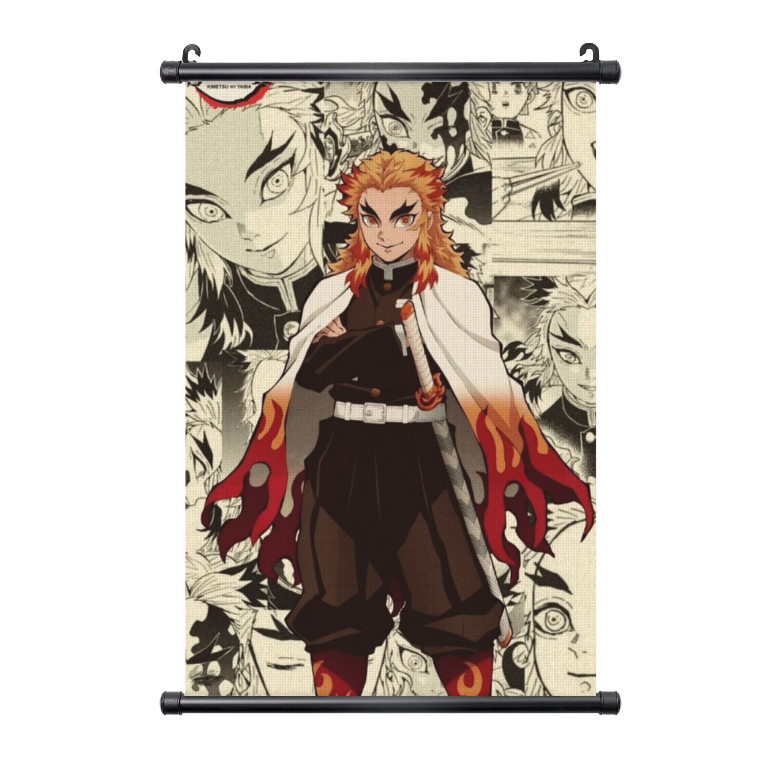 Demon Slayer Kimetsu No Yaiba Poster Hanger, Anime Artwork Painting ...