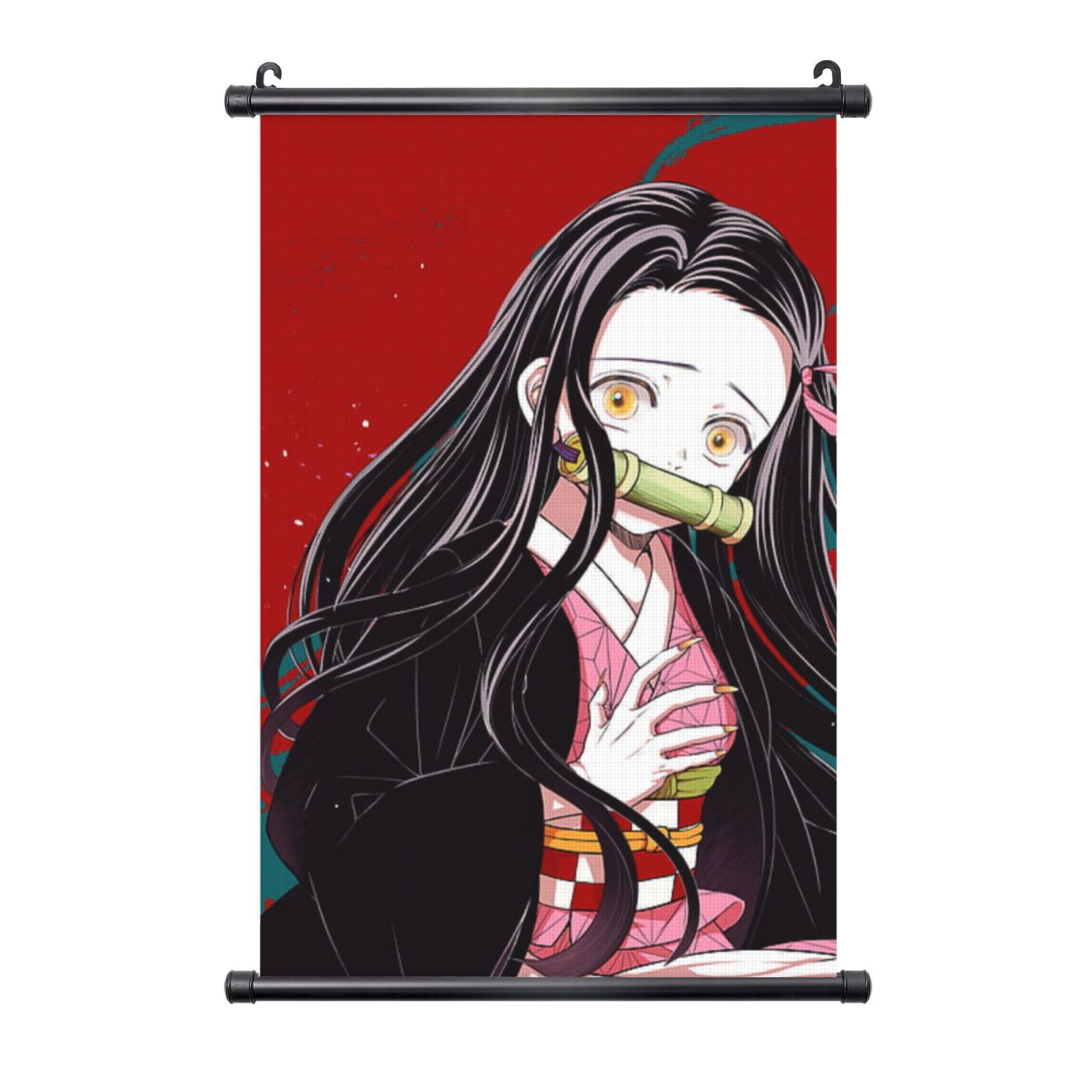 Demon Slayer Kimetsu No Yaiba Poster Hanger, Anime Artwork Painting ...