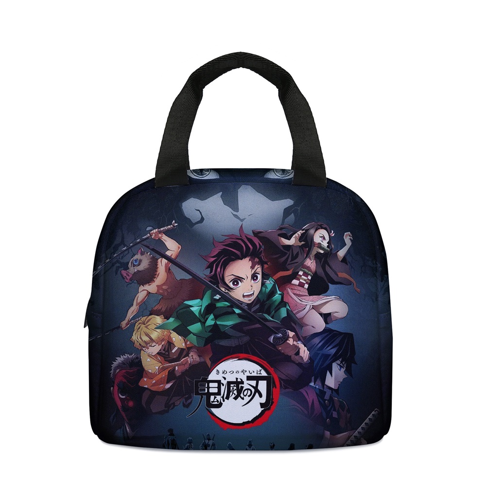 Demon Slayer: Kimetsu No Yaiba Purses,Insulated meal bag for spring and ...