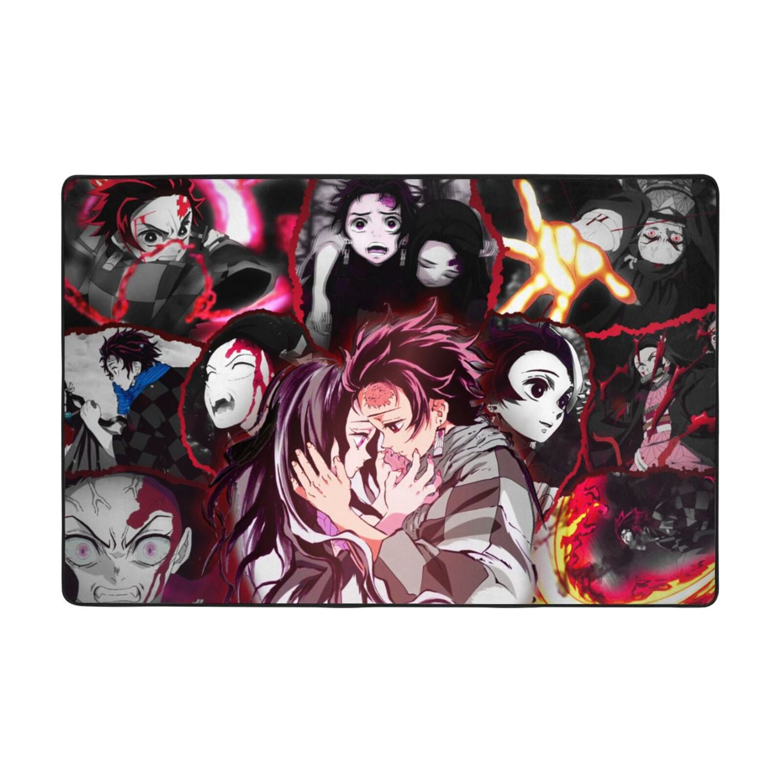 Demon Slayer Kimetsu No Yaiba Rugs Washable Cover Floor Rug Carpets ...