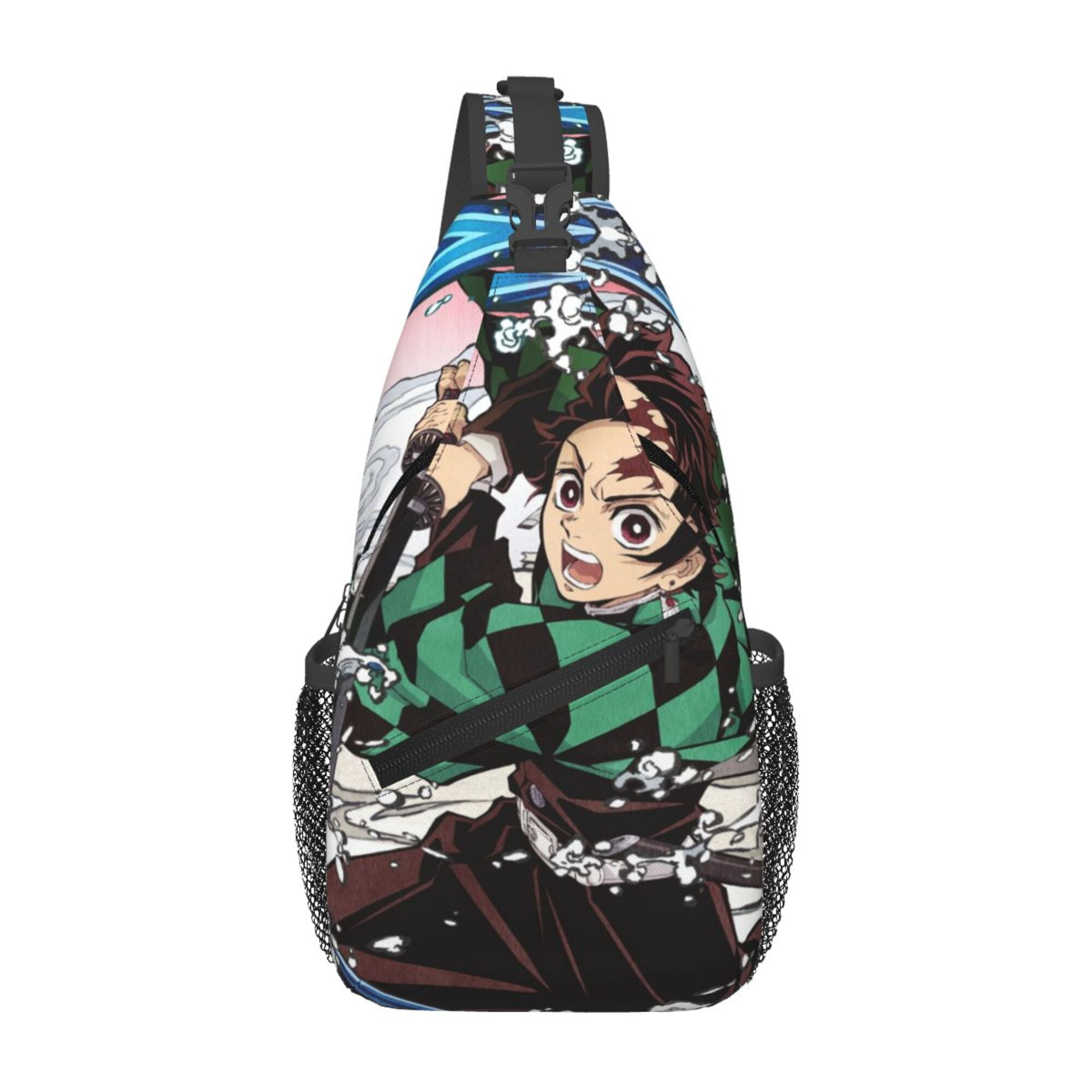 Demon Slayer: Kimetsu No Yaiba Sling Bag Crossbody Sling Backpack Chest ...