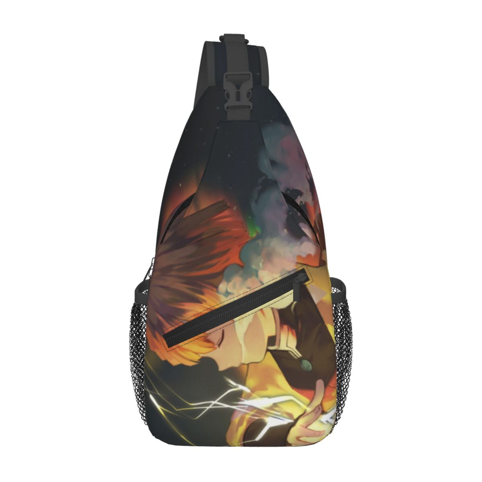 Demon Slayer: Kimetsu No Yaiba Sling Bag Crossbody Sling Backpack Chest ...
