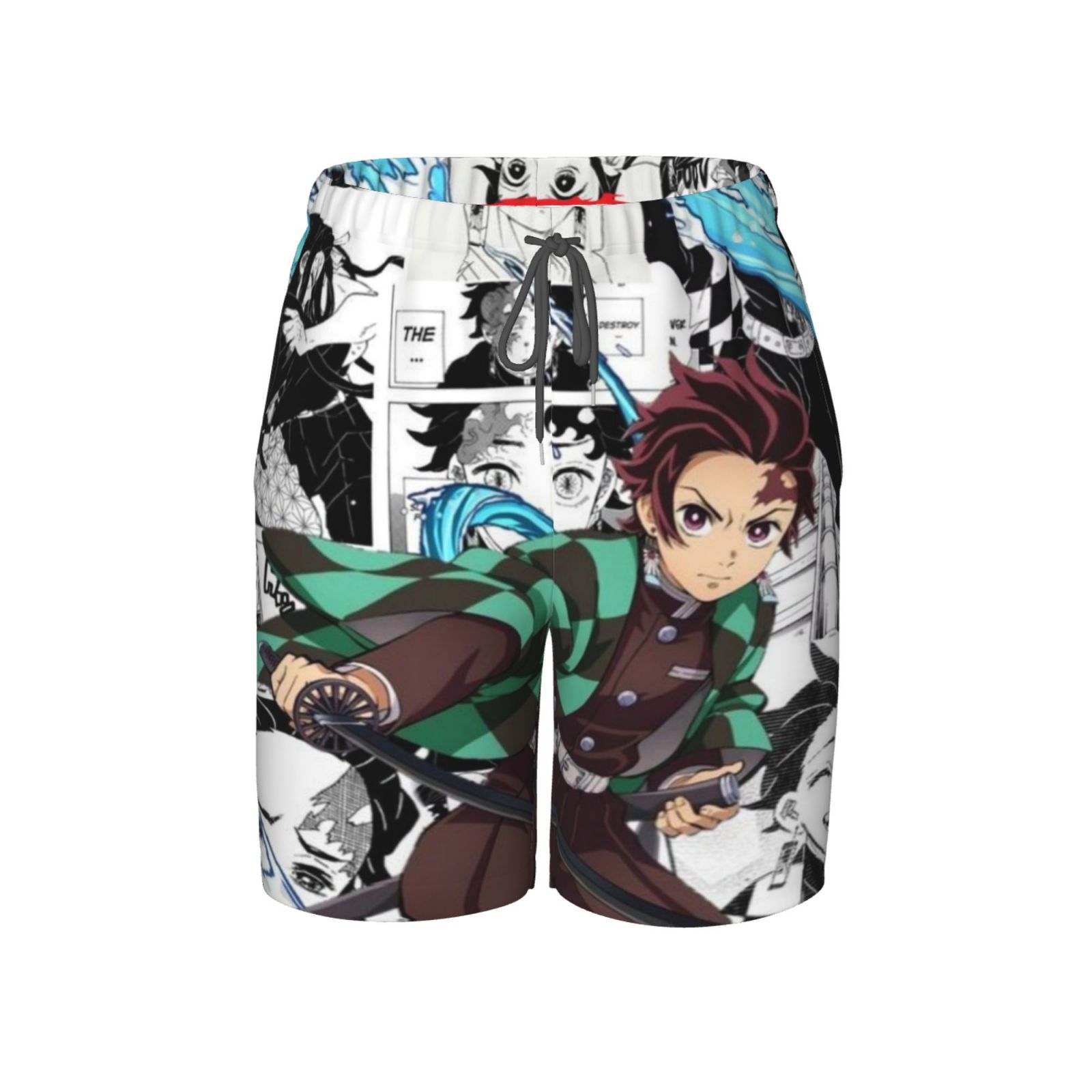Demon Slayer Kimetsu No Yaiba Swim Trunk For Boys, Swiming Trunks With ...