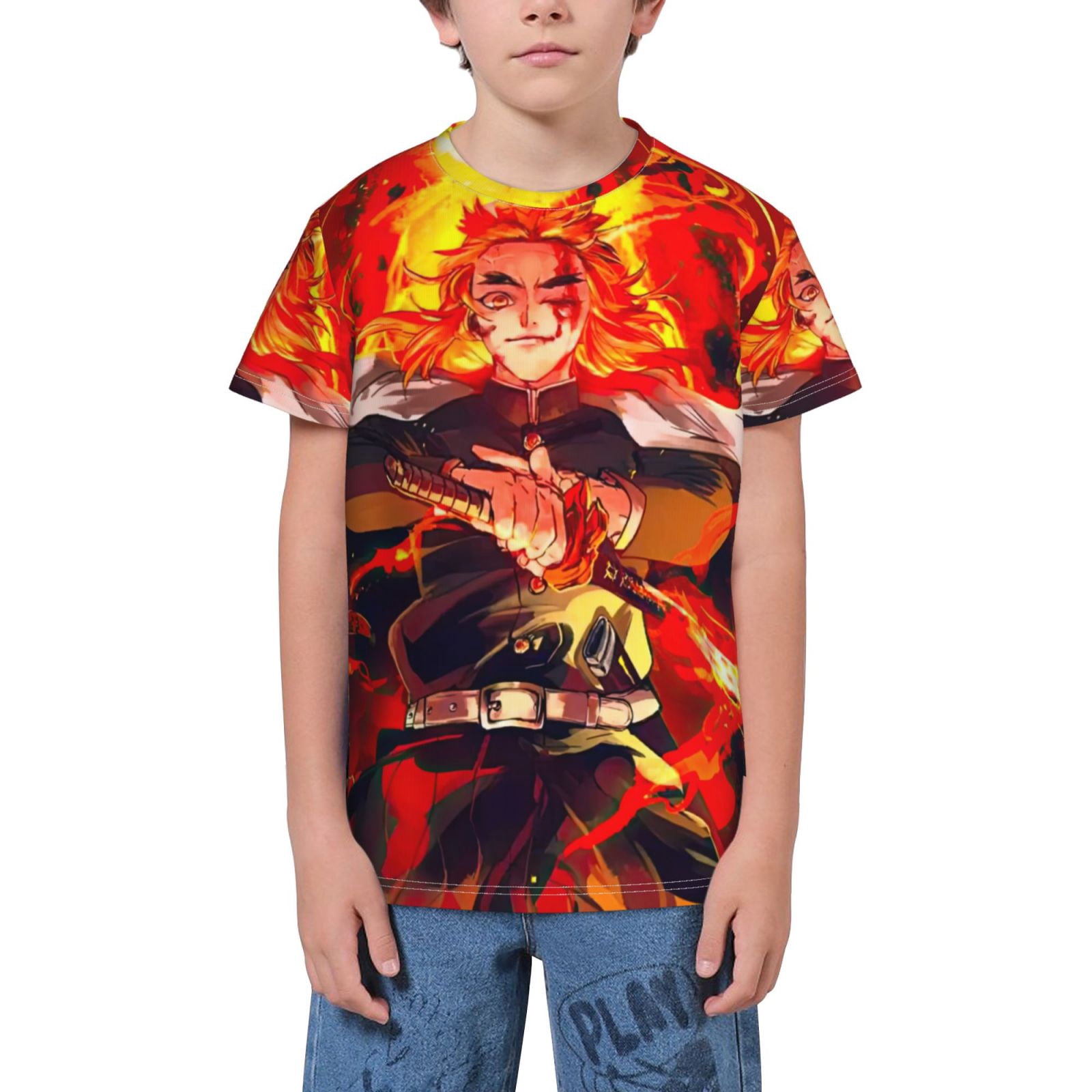 Demon Slayer Kimetsu No Yaiba T Shirts, Anime Shirts For Boys Girls ...
