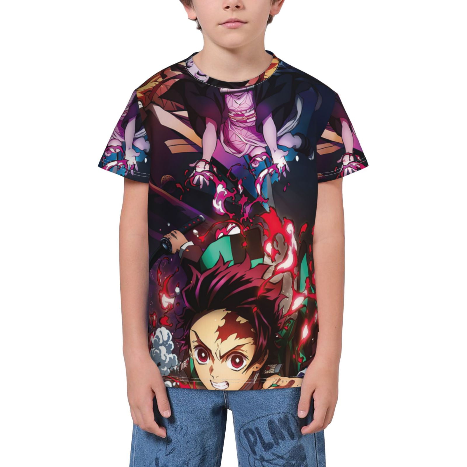 Demon Slayer Kimetsu No Yaiba T Shirts, Anime Shirts For Boys Girls ...