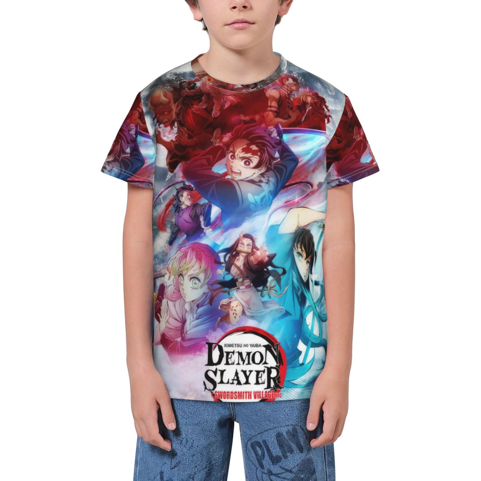 Demon Slayer Kimetsu No Yaiba T Shirts, Anime Shirts For Boys Girls ...