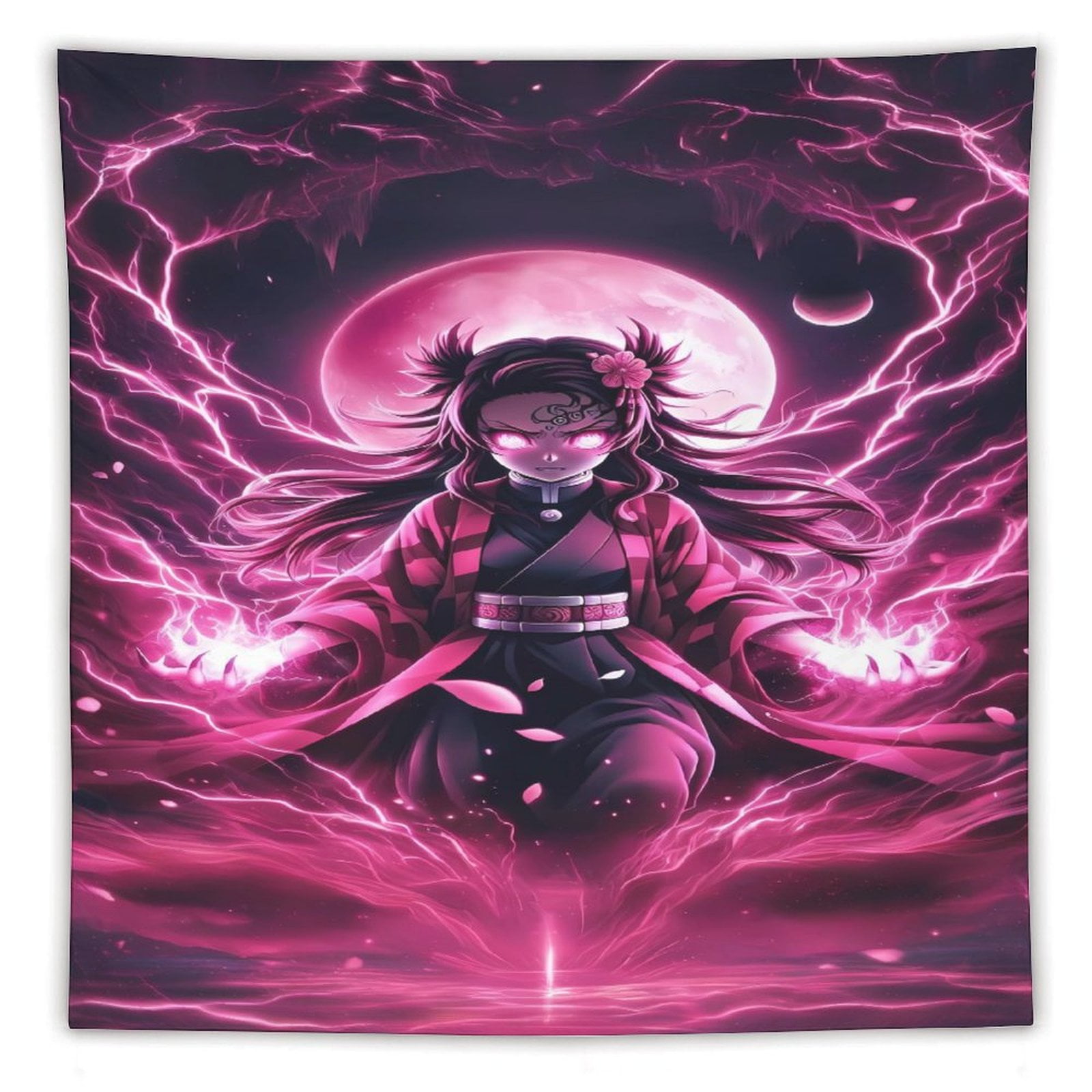 Demon-Slayer-Kimetsu-No-Yaiba Tapestry, Wall Hanging Decor, Aesthetic ...