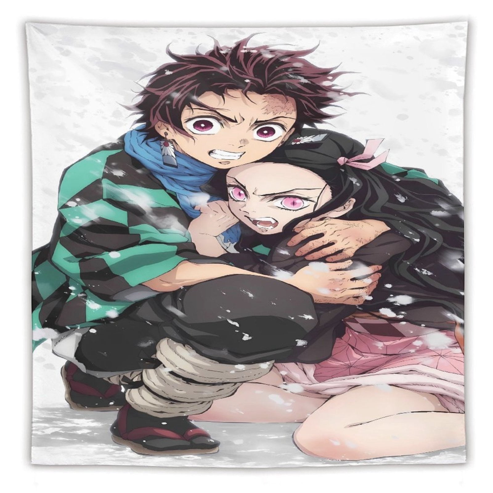 Demon-Slayer-Kimetsu-No-Yaiba Tapestry, Wall Hanging Decor, Aesthetic ...