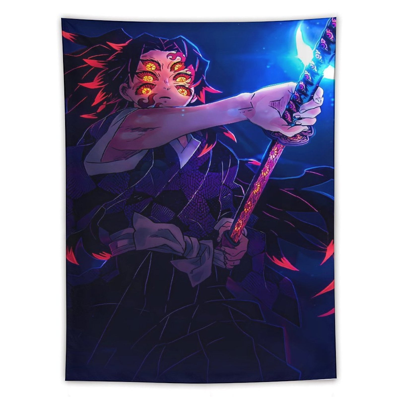 Demon-Slayer-Kimetsu-No-Yaiba Tapestry, Wall Hanging Decor, Aesthetic ...