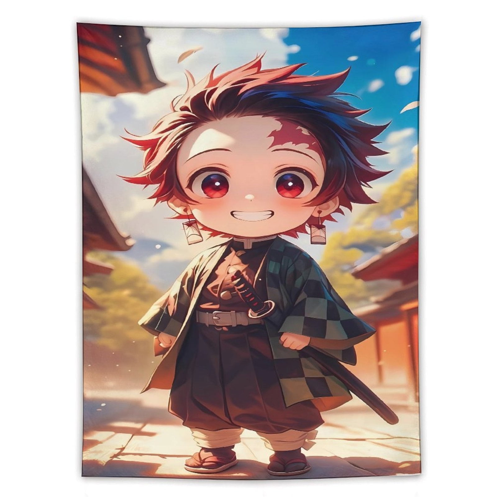 Demon-Slayer-Kimetsu-No-Yaiba Tapestry, Wall Hanging Decor, Aesthetic ...