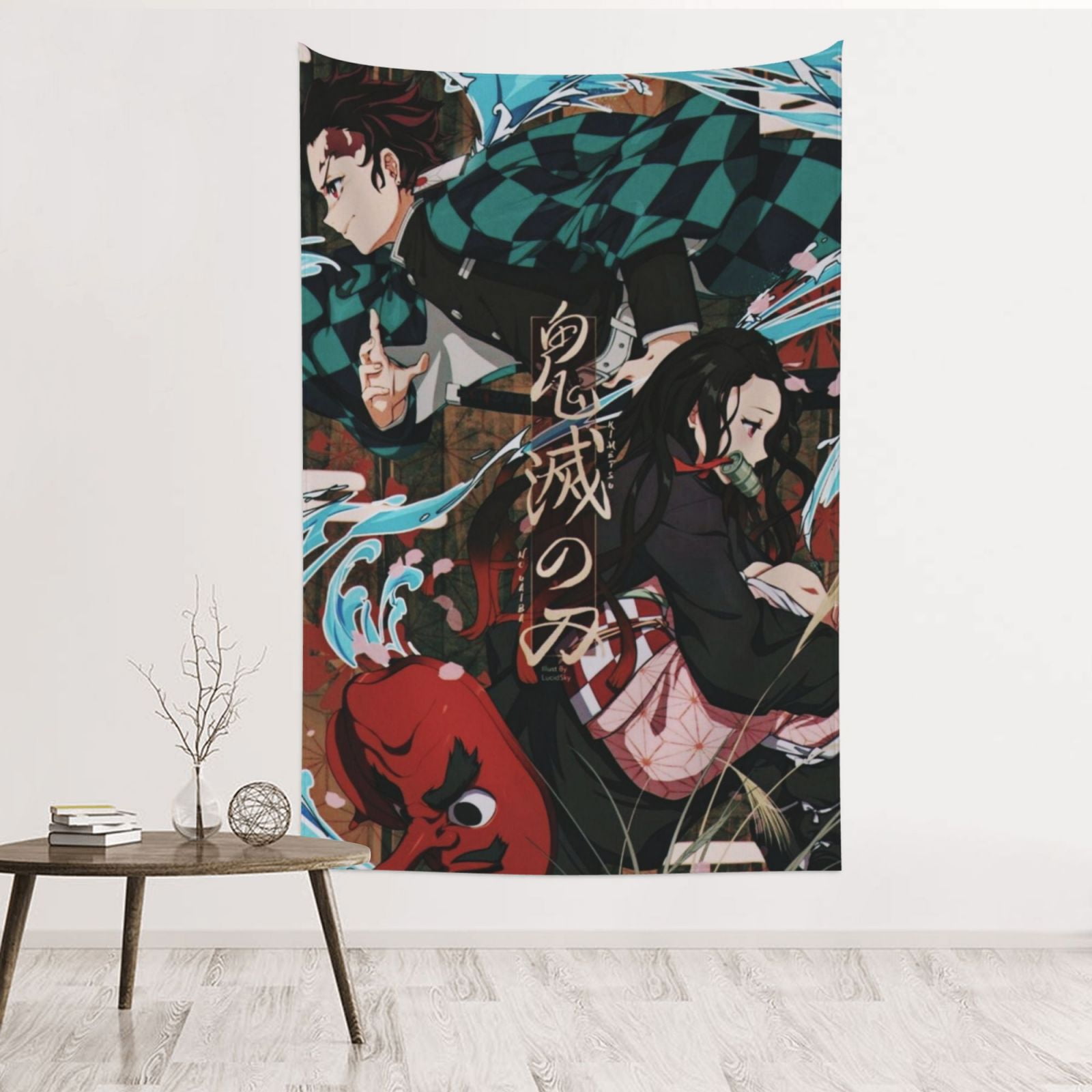 Demon Slayer: Kimetsu No Yaiba Tapestry Wall Hanging Home Decoration ...