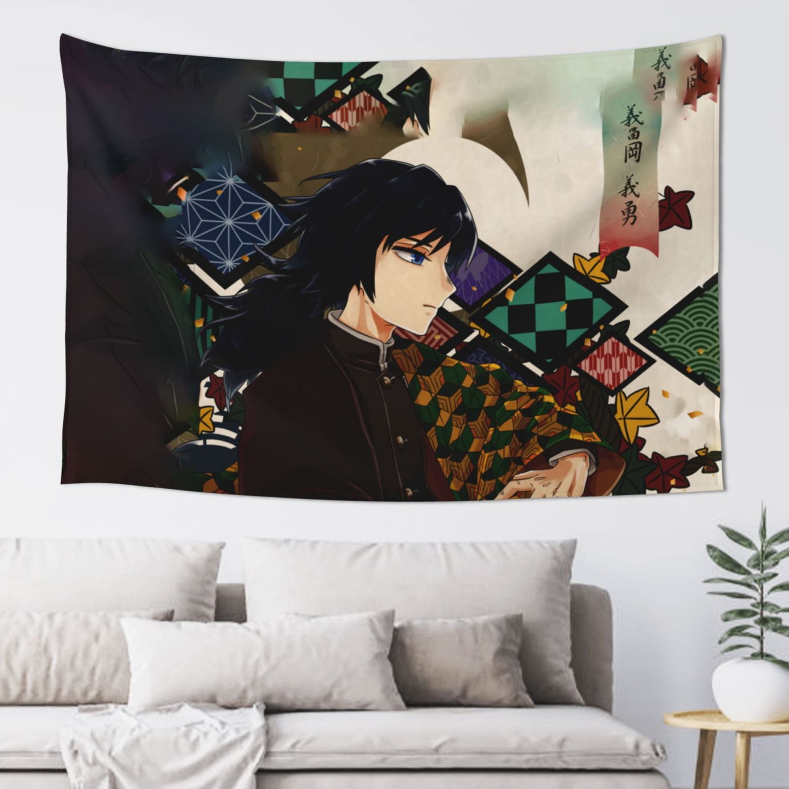 Demon Slayer Kimetsu No Yaiba Tapestry Wall Hanging Home Decoration ...