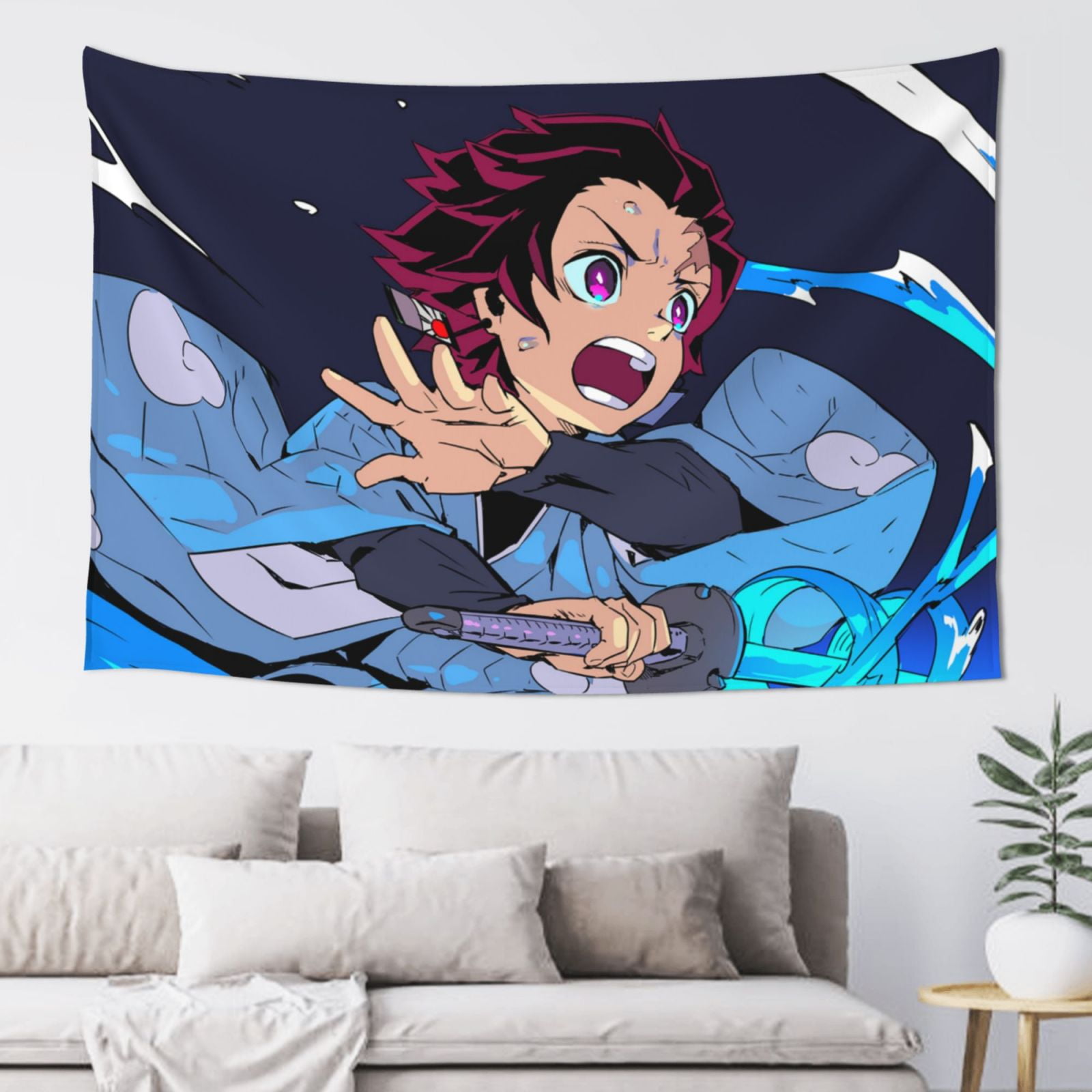 Demon Slayer Kimetsu No Yaiba Tapestry Wall Hanging Home Decoration ...