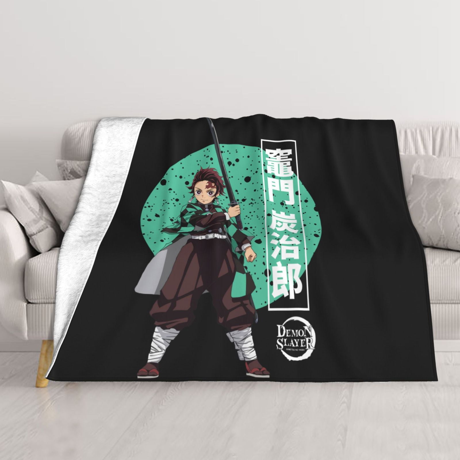 Demon Slayer Kimetsu No Yaiba Throw Blanket Soft Warm Bed Blanket Cozy ...