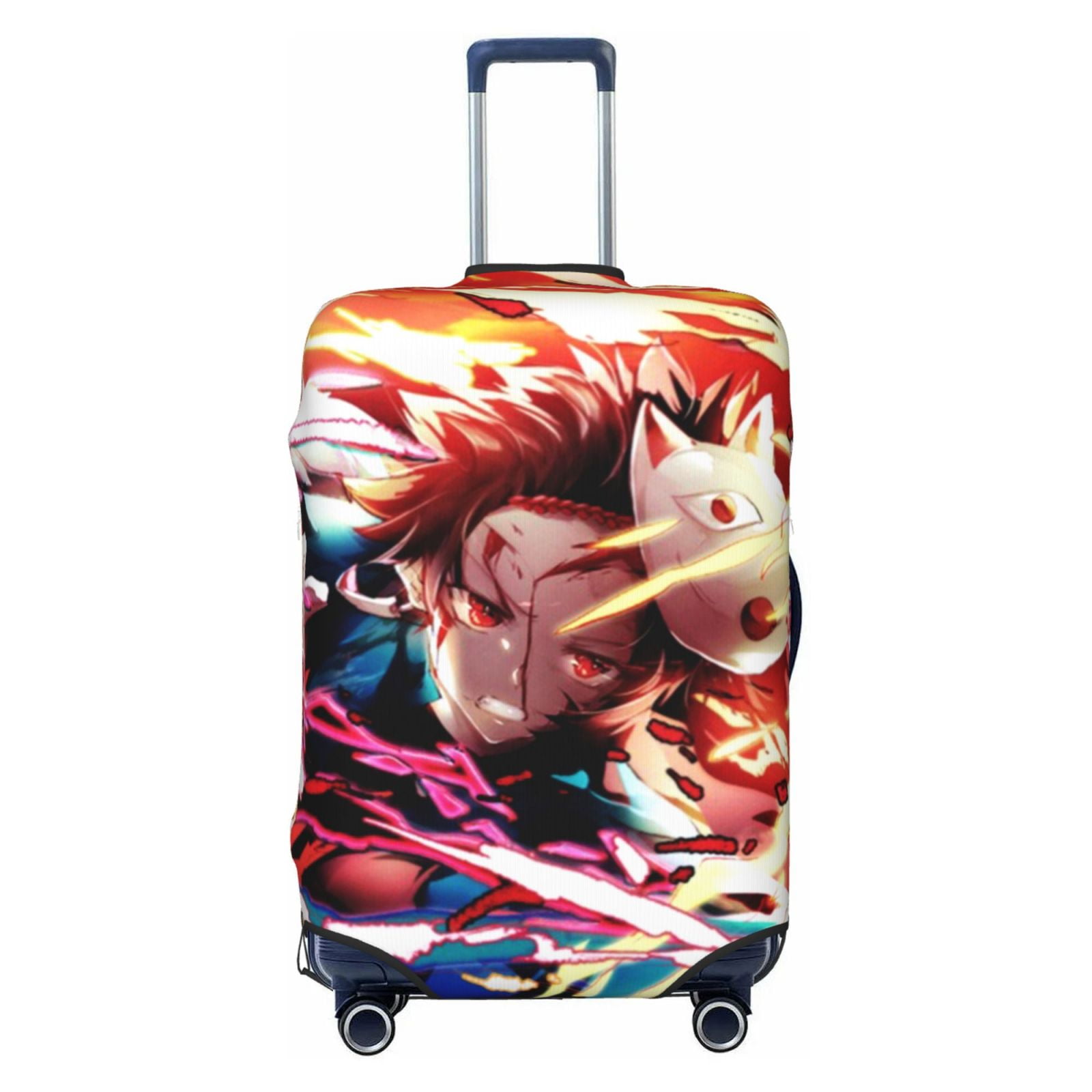 Demon Slayer Kimetsu No Yaiba Travel Luggage Cover, Colorful Suitcase ...