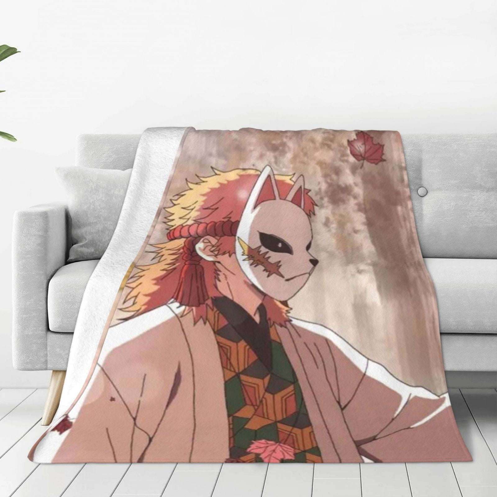 Demon Slayer Kimetsu No Yaiba Ultra-Soft Micro Fleece Blanket Throw All ...