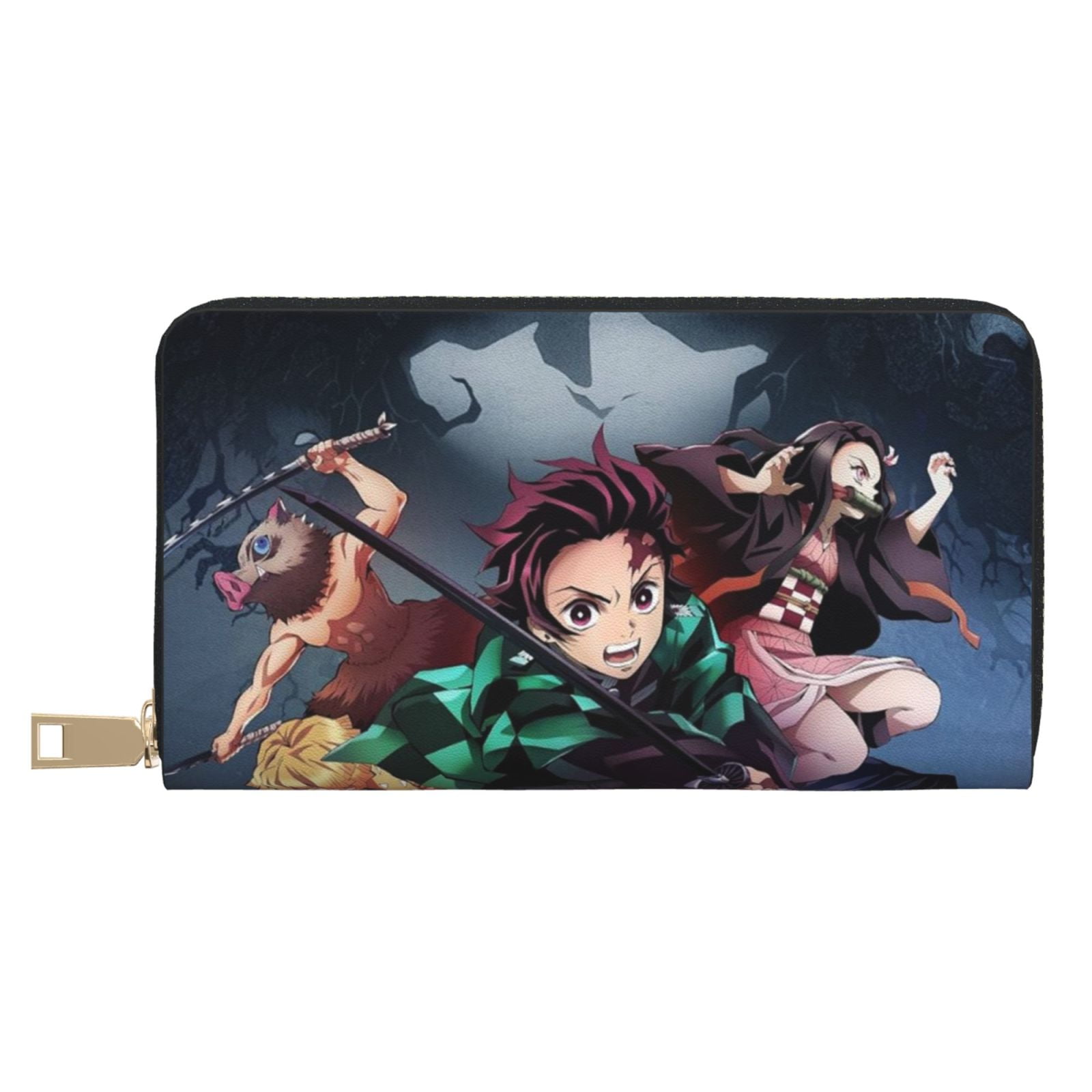 Demon Slayer Kimetsu No Yaiba Women's Long Wallet Card Bag Leather ...
