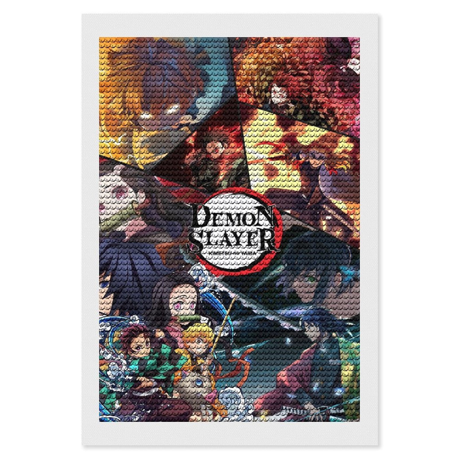 Demon Slayer: Kimetsu No Yaiba Diamond Art Kits for Adults 5D Diamond ...