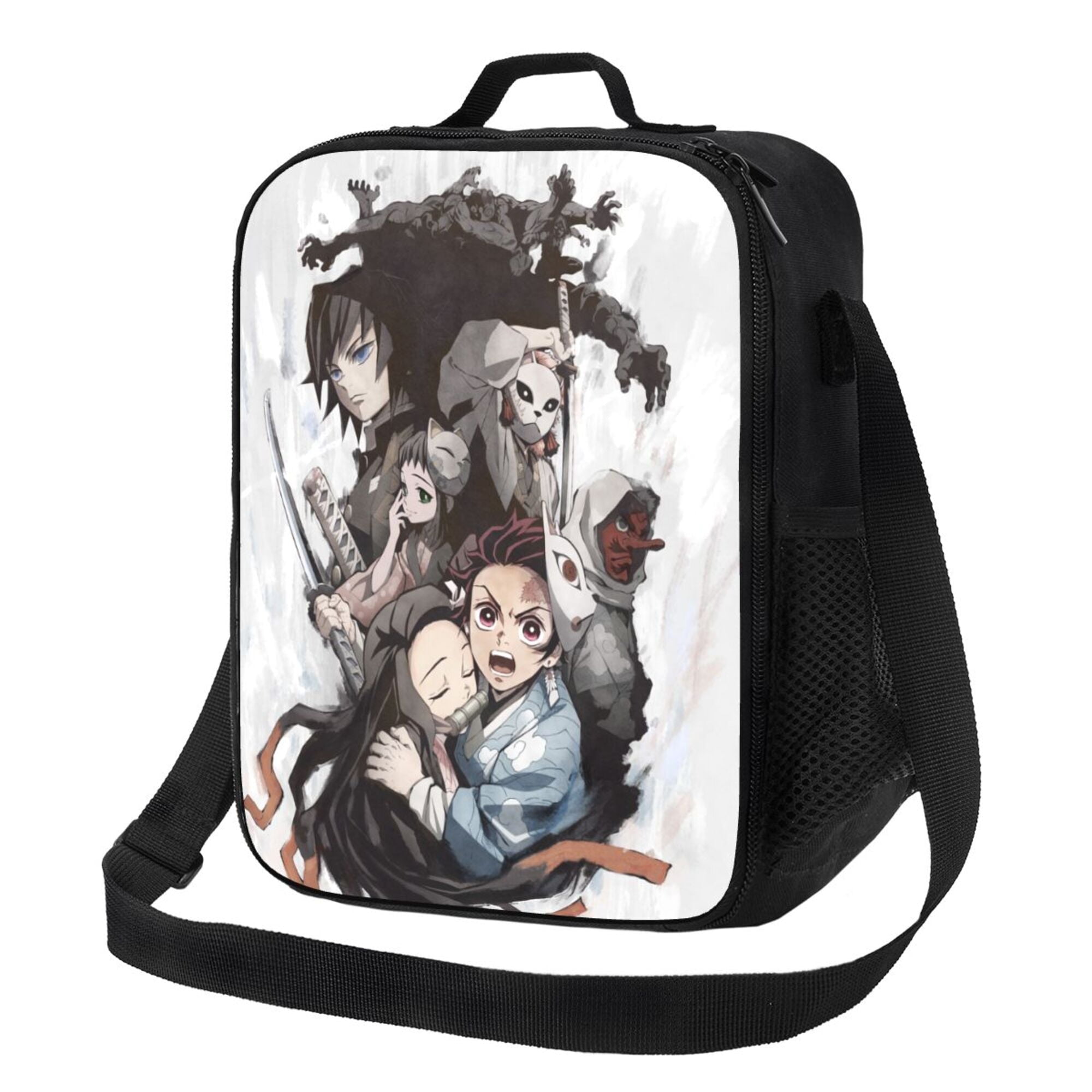 Demon Slayer Kimetsu no Yaiba Insulated Lunch Bag Lunch Box Lightweight Durable Lunch Tote Bag ...