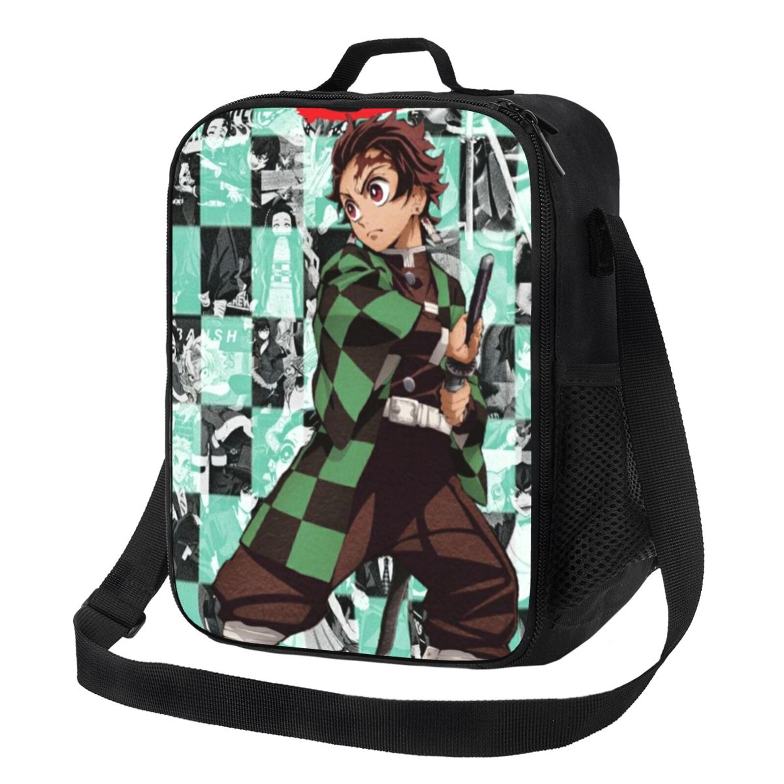 Demon Slayer Kimetsu No Yaiba Insulated Lunch Bag Lunch Box Lightweight ...