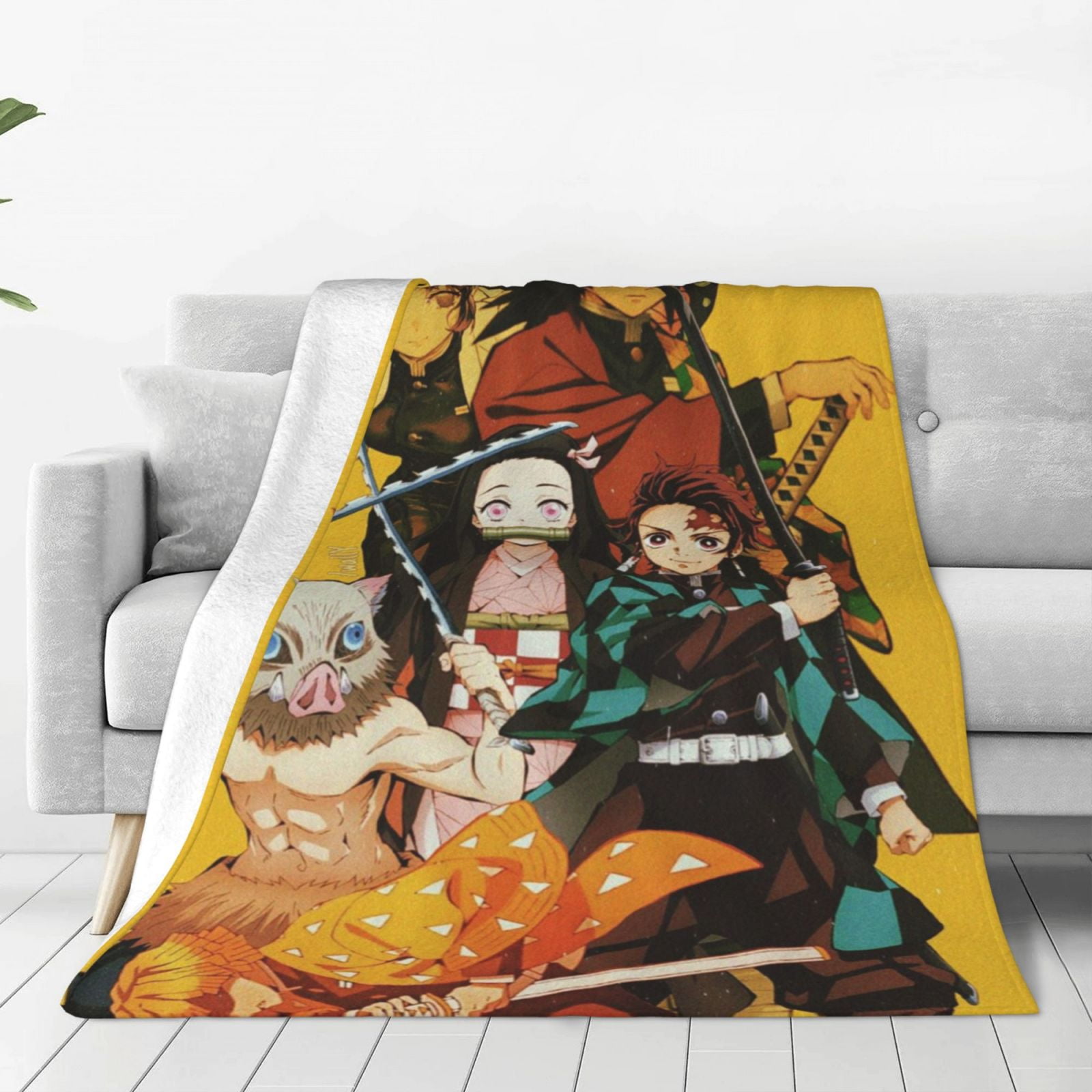 Demon Slayer: Kimetsu No Yaiba Kids Adults Ultra-Soft Micro Fleece ...