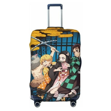 Demon Slayer Kimetsu No Yaiba Luggage Cover, Anime Travel Suitcase ...
