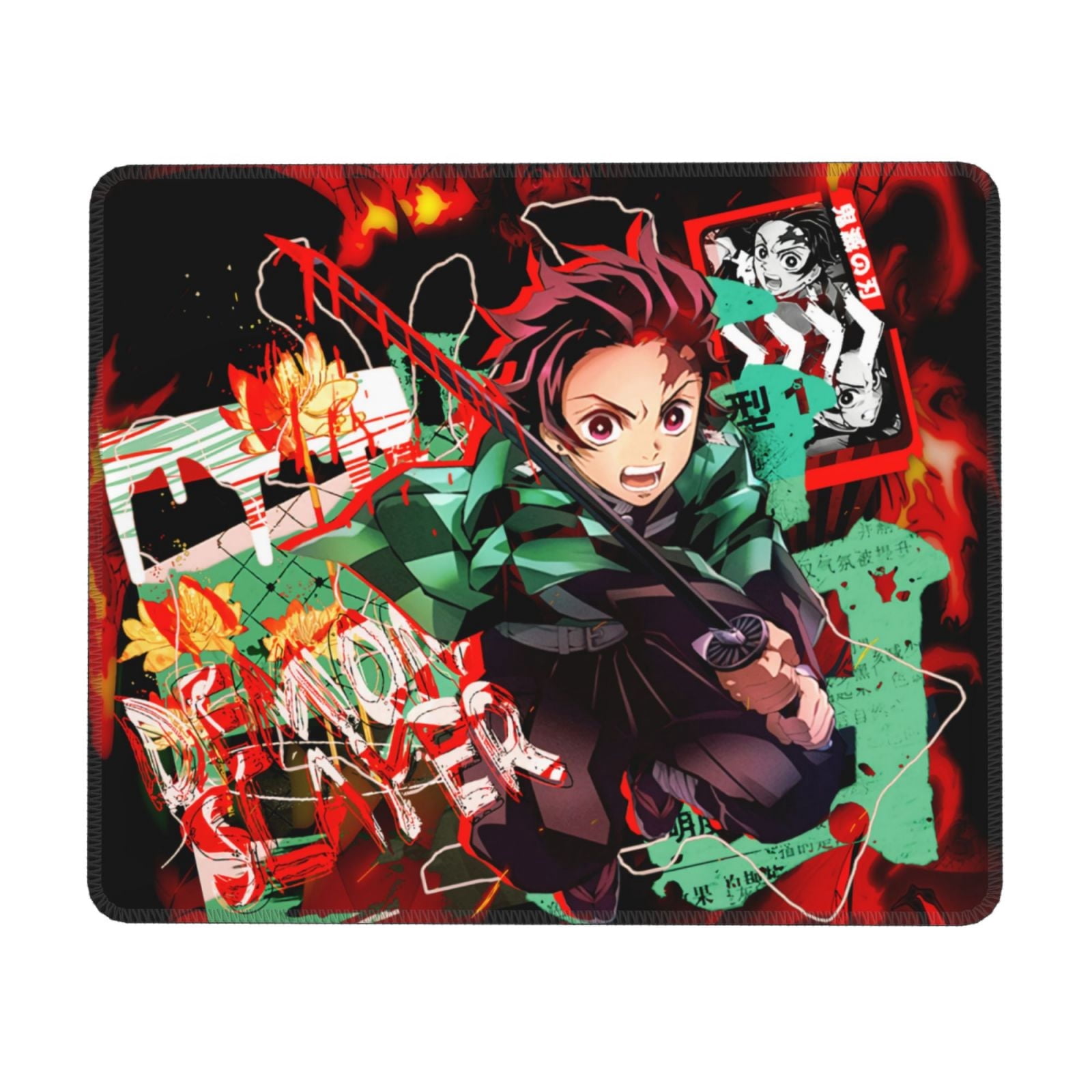 Demon Slayer: Kimetsu No Yaiba Mouse Pad,Small Gaming Mousepad,Non-Slip ...