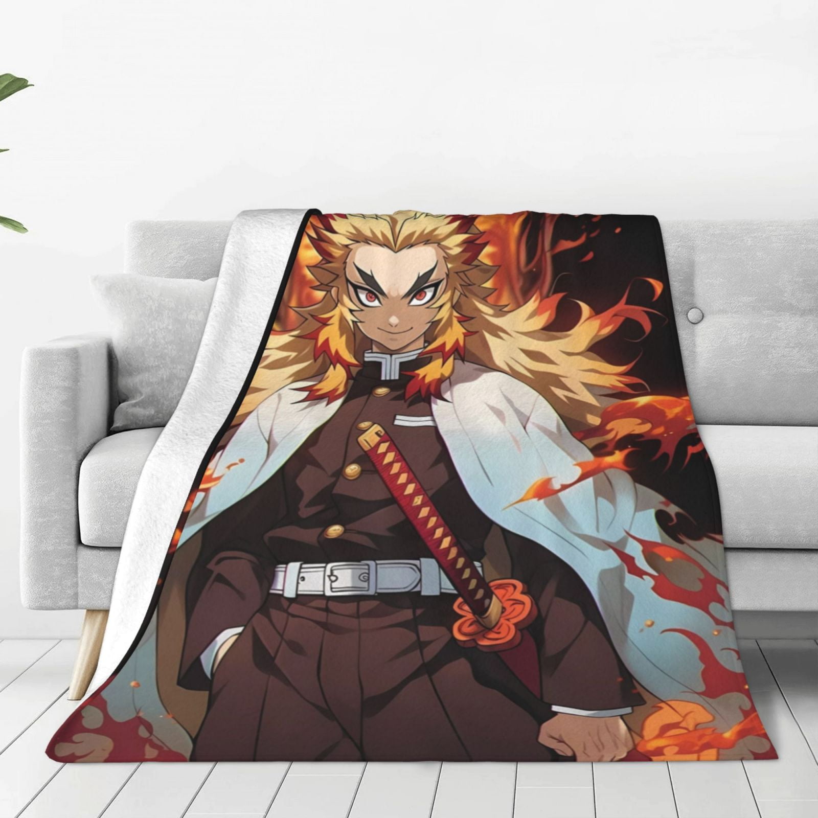 Demon Slayer: Kimetsu No Yaiba Throw Blanket Couch Bed Sofa Soft ...