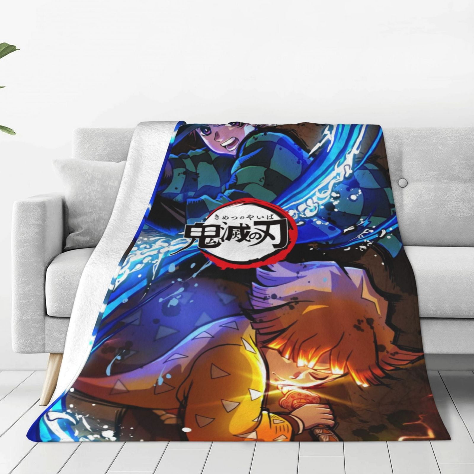 Demon Slayer: Kimetsu No Yaiba Throw Blanket Couch Bed Sofa Soft ...