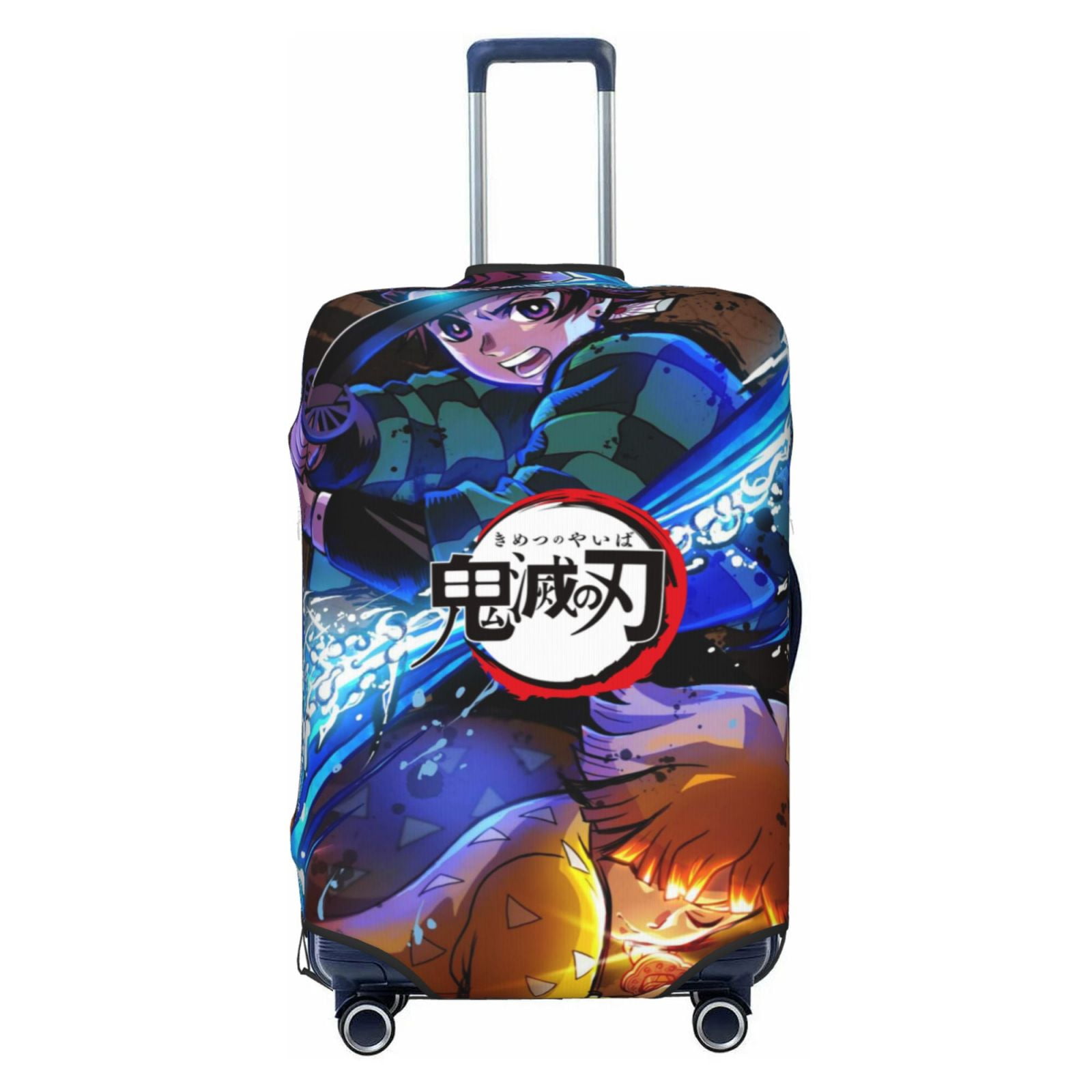 Demon Slayer: Kimetsu No Yaiba Travel Luggage Cover, Colorful Suitcase ...