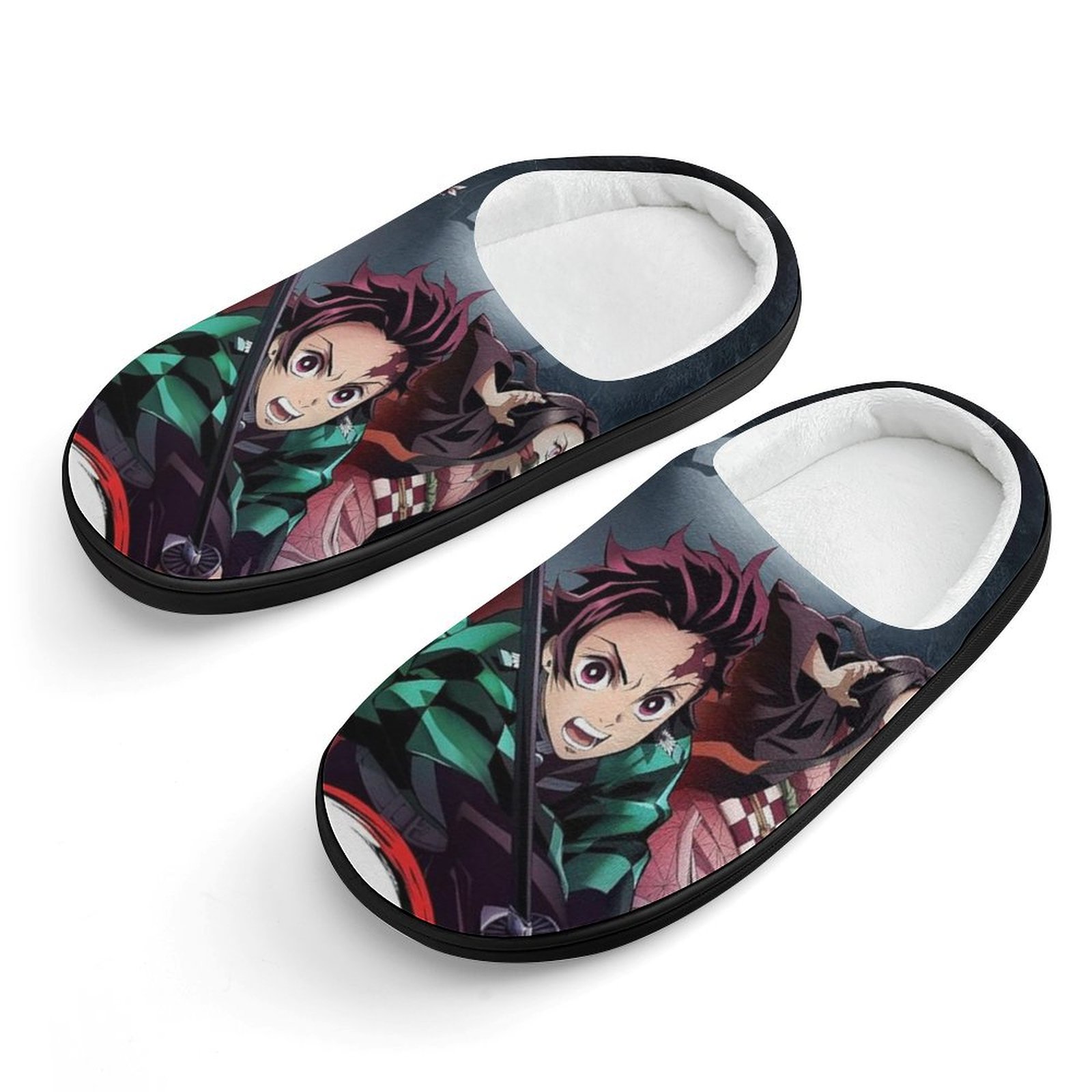 Demon Slayer Kimetsu No Yaiba Winter Plush Slippers for Boys Girls Soft ...