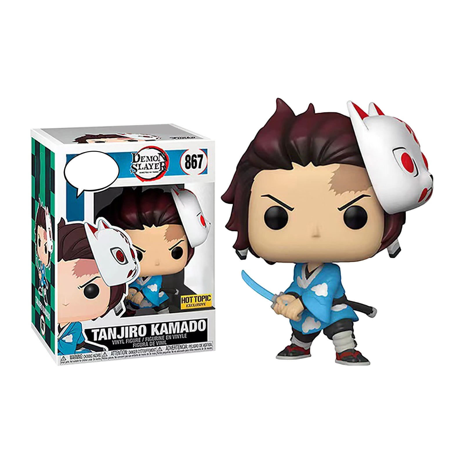 Demon Slayer: Kimetsu no Yaiba Action Figure, 3.9" Anime Demon Slayer ...