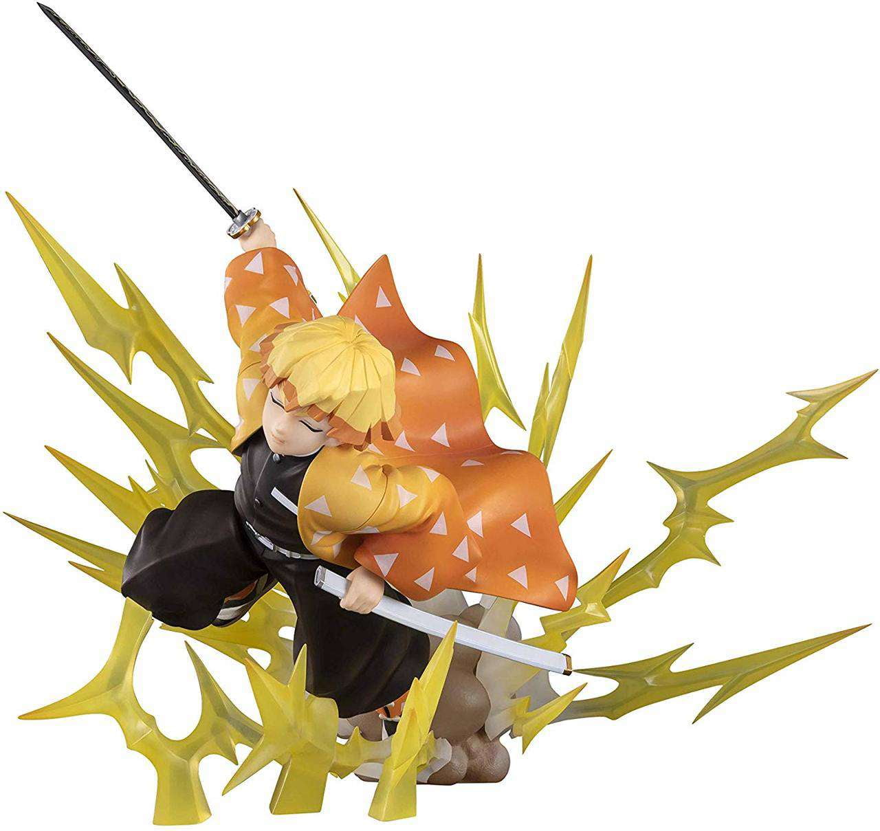 Figuarts Zero Agatsuma Zenitsu Thunder Breathing "Demon Slayer" Statue ...