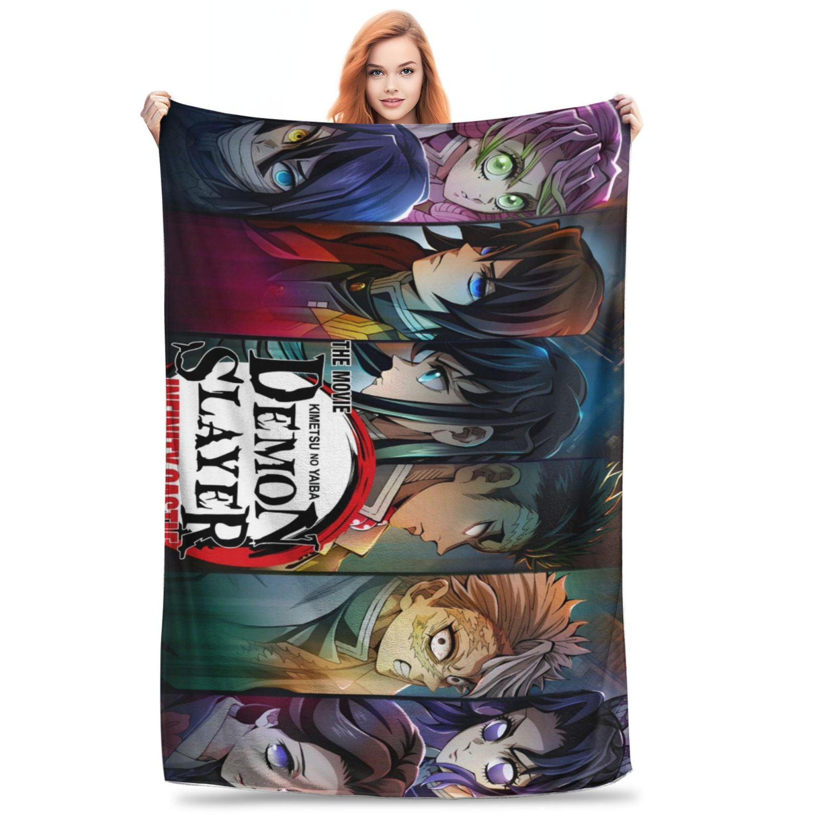 Demon Slayer: Kimetsu no Yaiba Infinity Castle Arc Flannel Fleece Throw ...