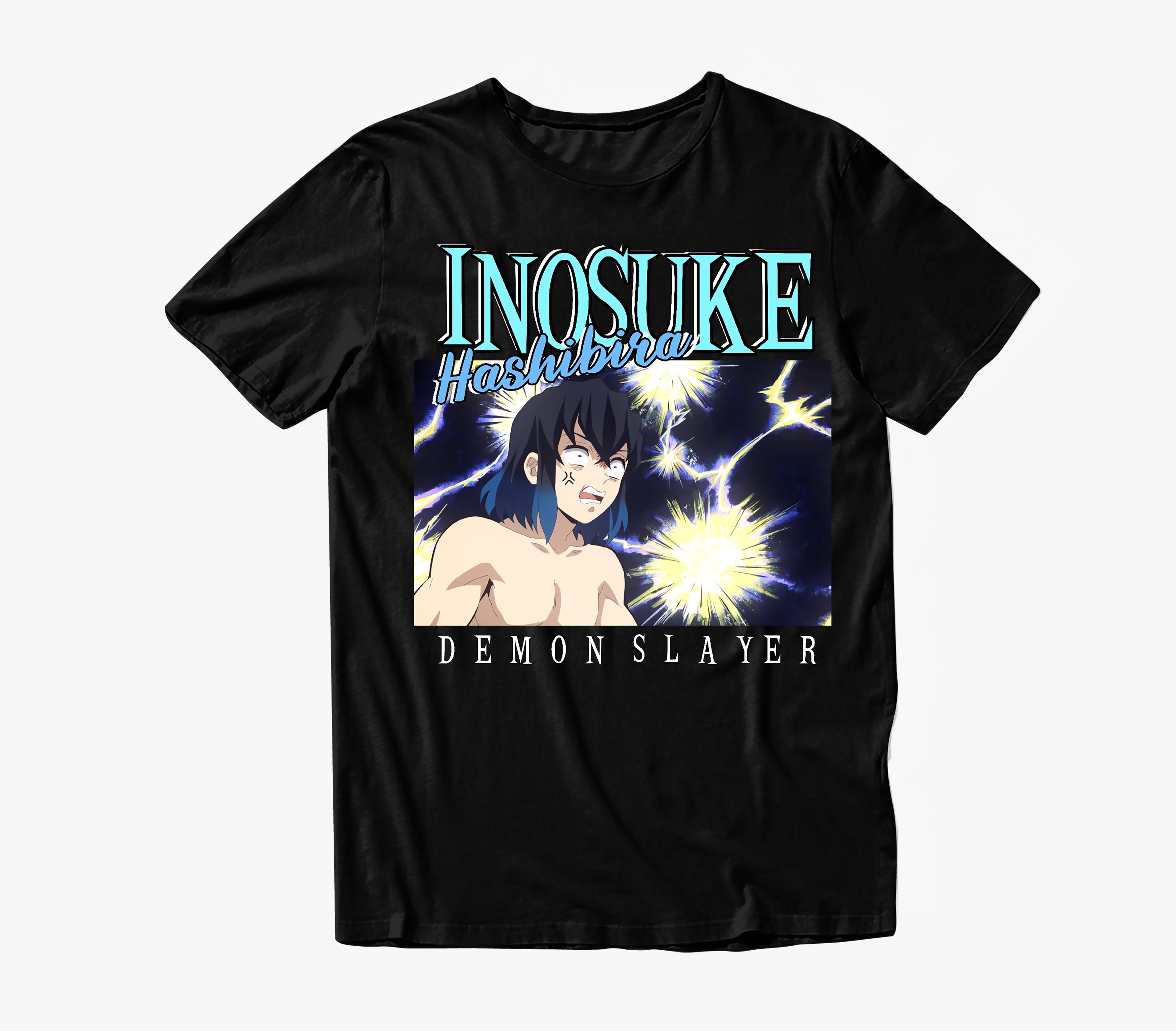 Demon Slayer Kimetsu no Yaiba Inosuke HashibiraMens and Womens Short ...