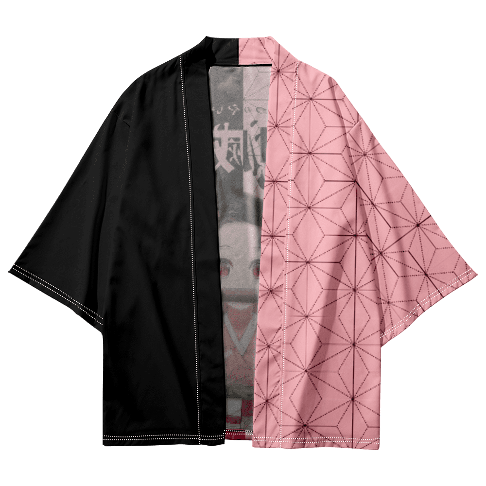 Demon Slayer Kimono Robe Cloak Costume Kimono Cardigan Jacket Anime ...