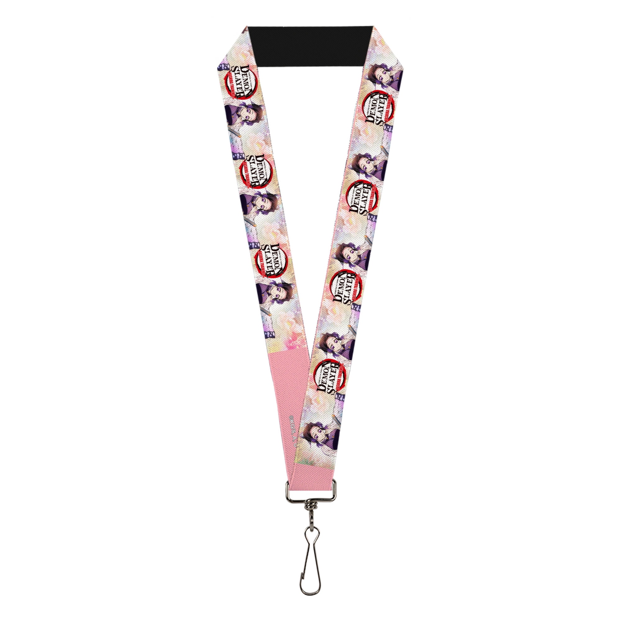 Demon Slayer Lanyard, Demon Slayer Shinobu Kocho Pose and Title Logo ...