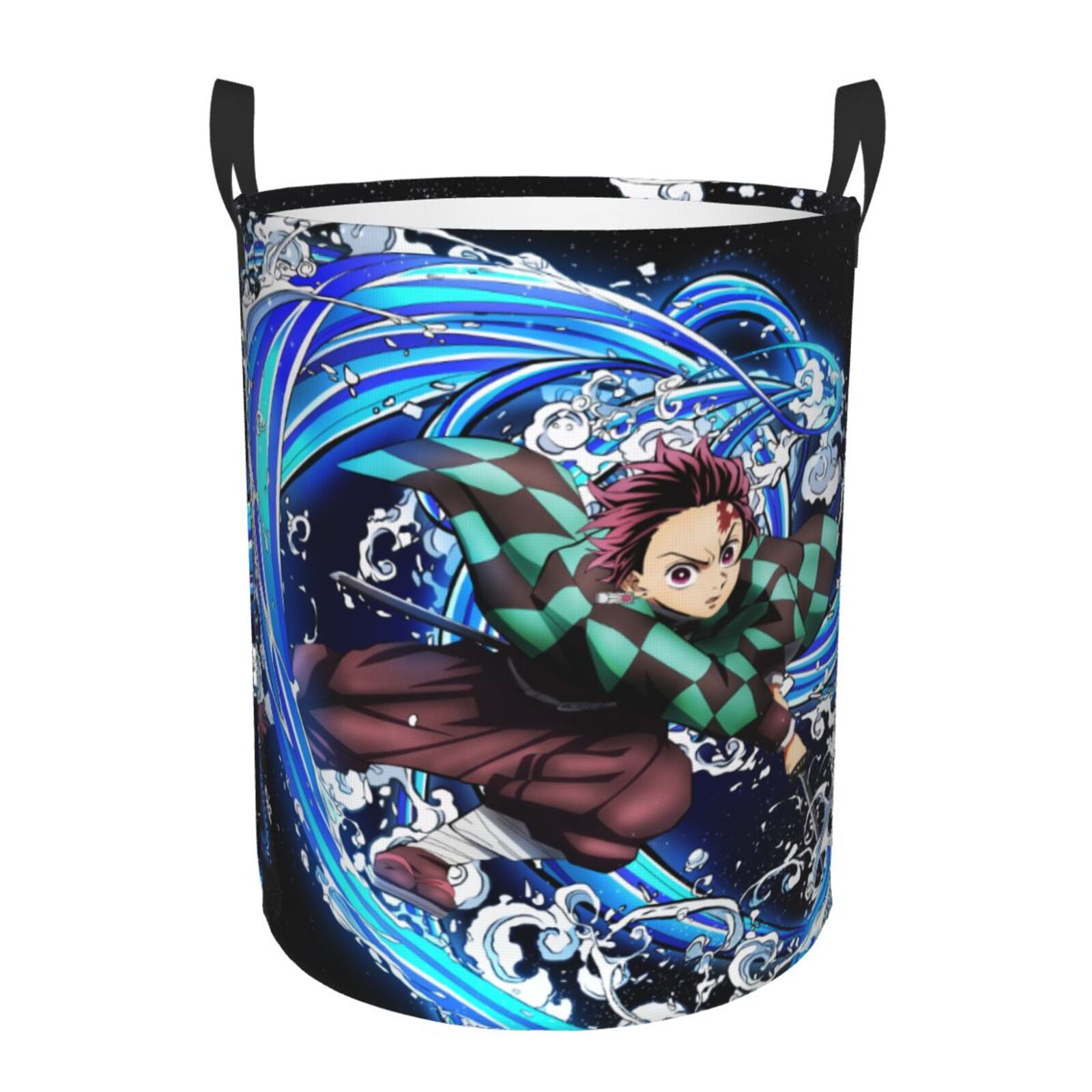 Demon Slayer Large Laundry Basket With Handle, Collapsible Laundry ...